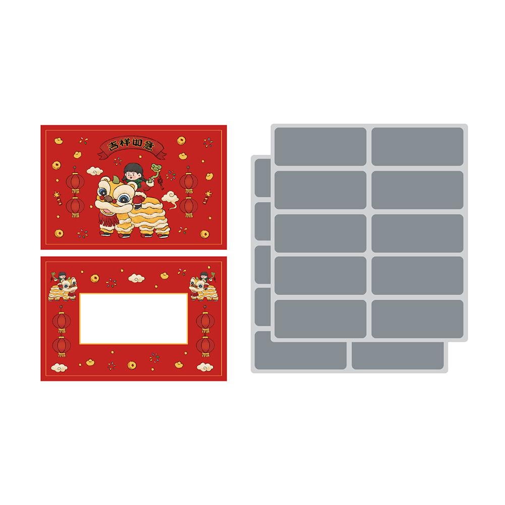 Big sale! PINKMAUG 2025 New Year Scratch Card For the Year of the Snake ...