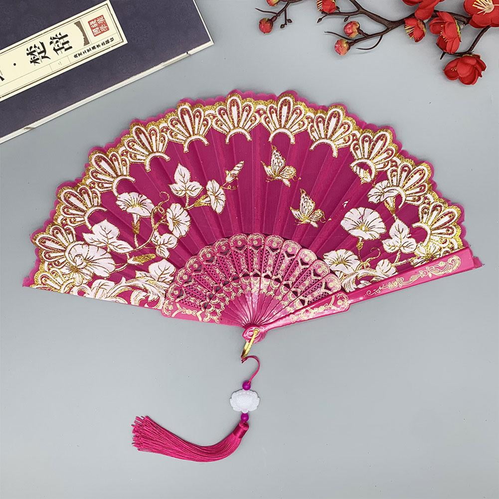 Big sale! PINKMAUG Chinese Luxury Gliding Folding Fan Wedding Bridal ...