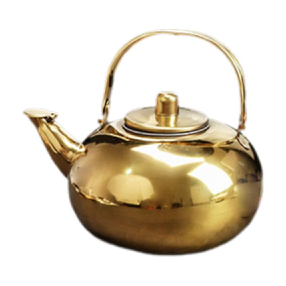 Big sale! Stainsless Steel Teas Pots with Infuser, Water Kettles Round ...
