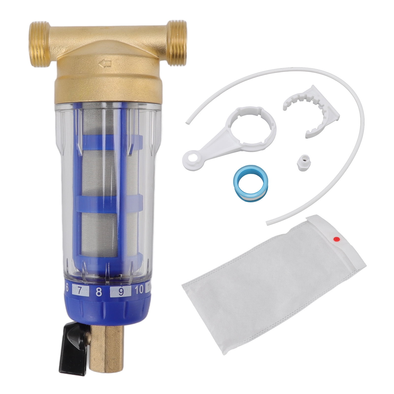 Big sale Whole House Spin Down Sediment Water Filter Refined Copper ...
