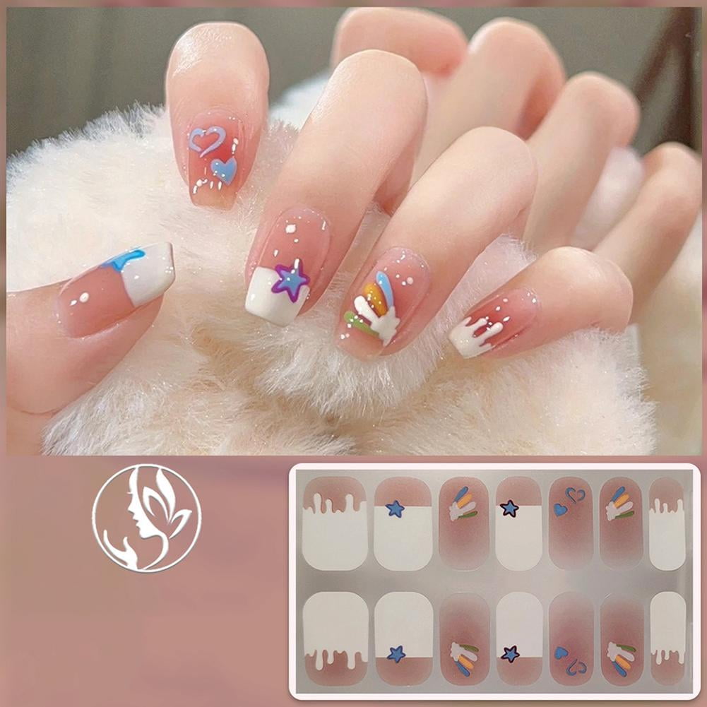 Big sale! Yiinxianng Nail Decal Blossom Removable Waterproof Nail ...
