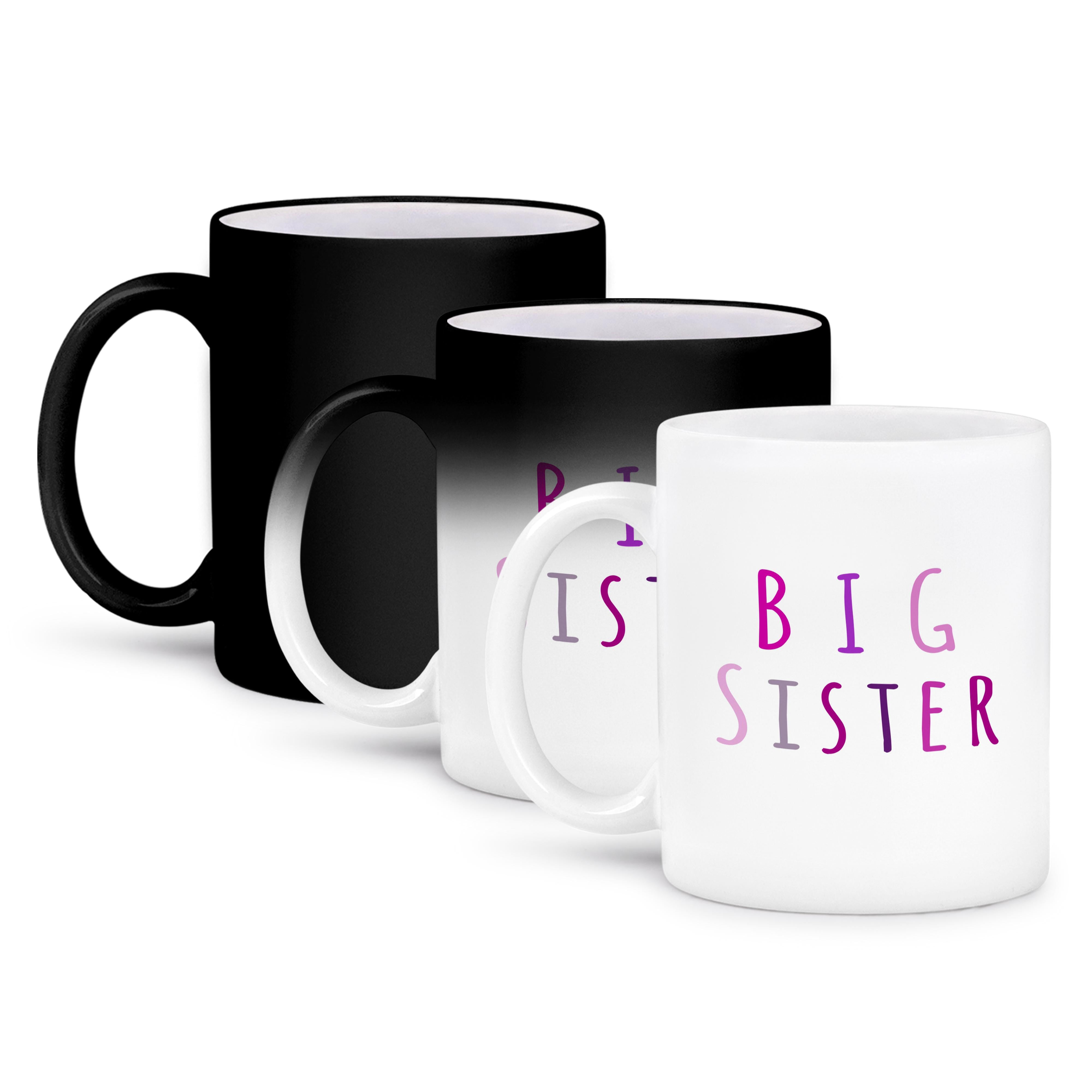 3dRose, Big sister in pink - typography text design for siblings - part ...