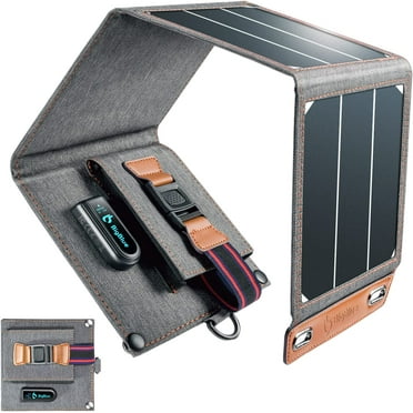 DuraHub - Solar Power USB Battery Bank with QI Wireless, True 20000mAh ...