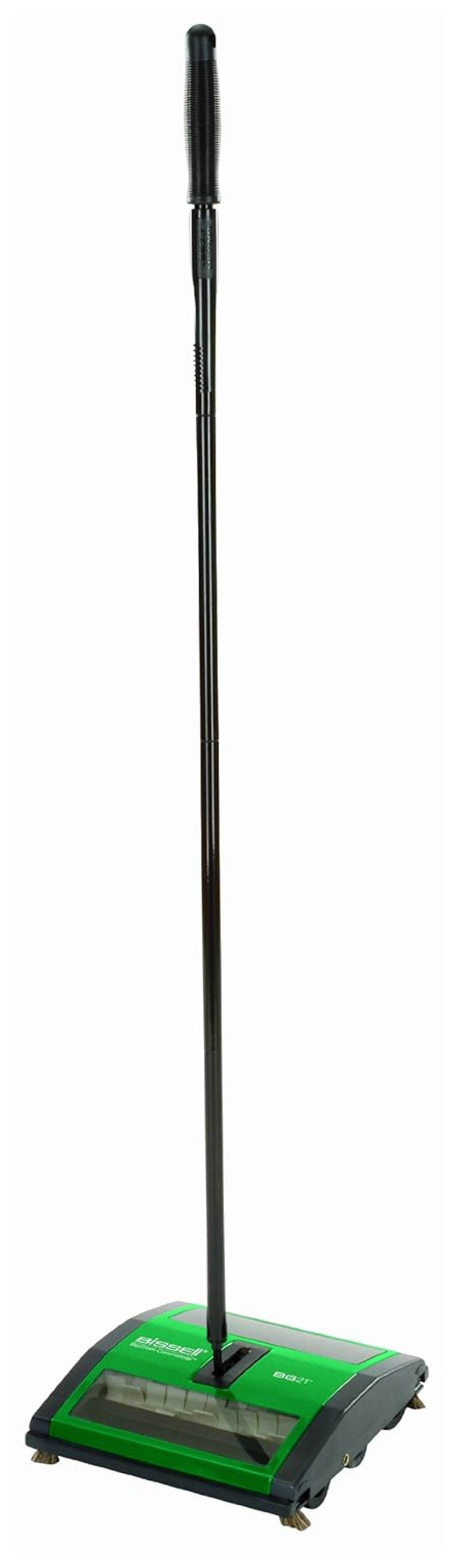 BigGreen BG21 Sweeper with 2 Rows of Rubber Rotors, 9-1/2" Cleaning ...