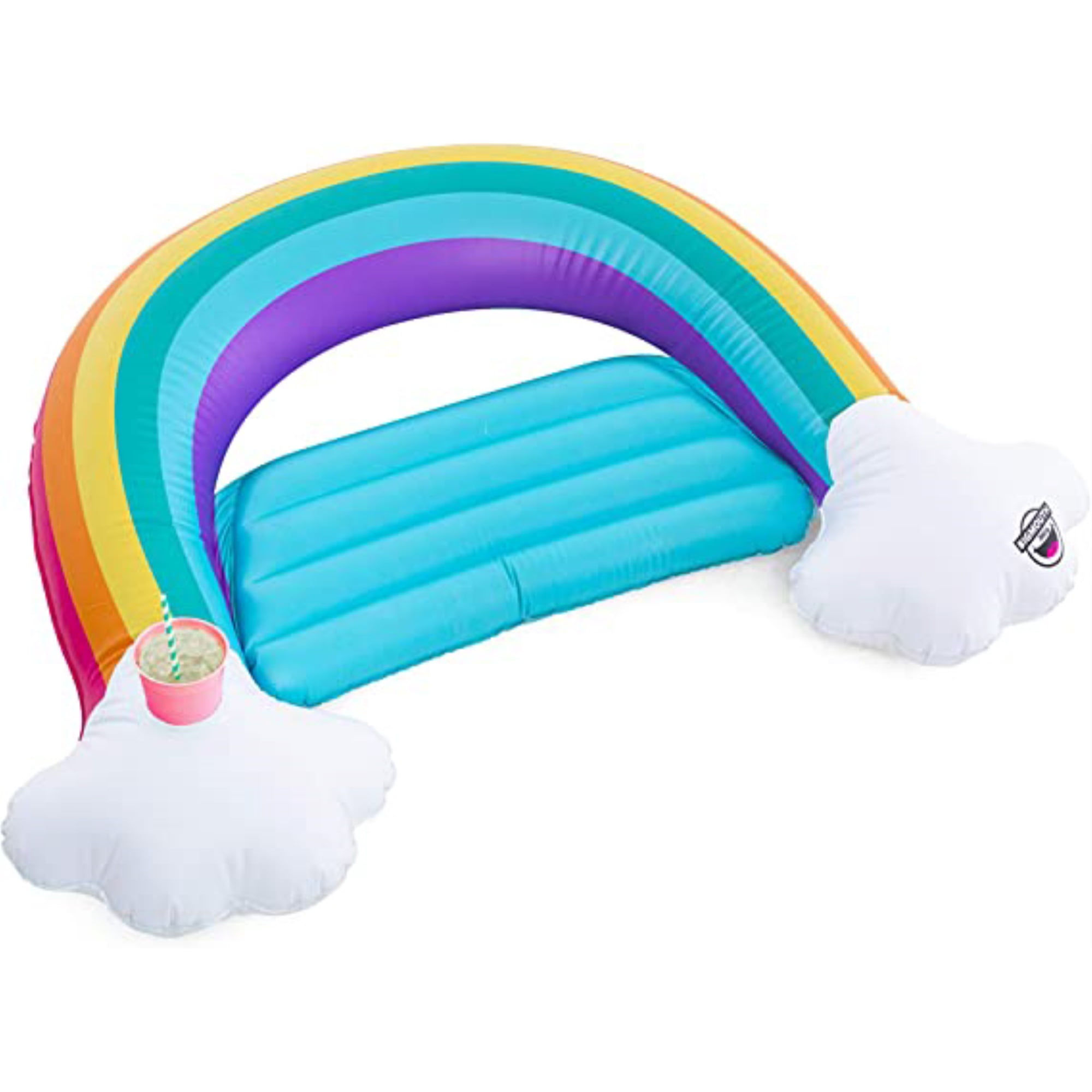BigMouth BMSS-0001 Inflatable Rainbow Sling Seat Pool Float - Walmart.com