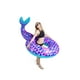 BigMouth Inc Giant Mermaid Tail Pool Float, Funny Inflatable Vinyl ...