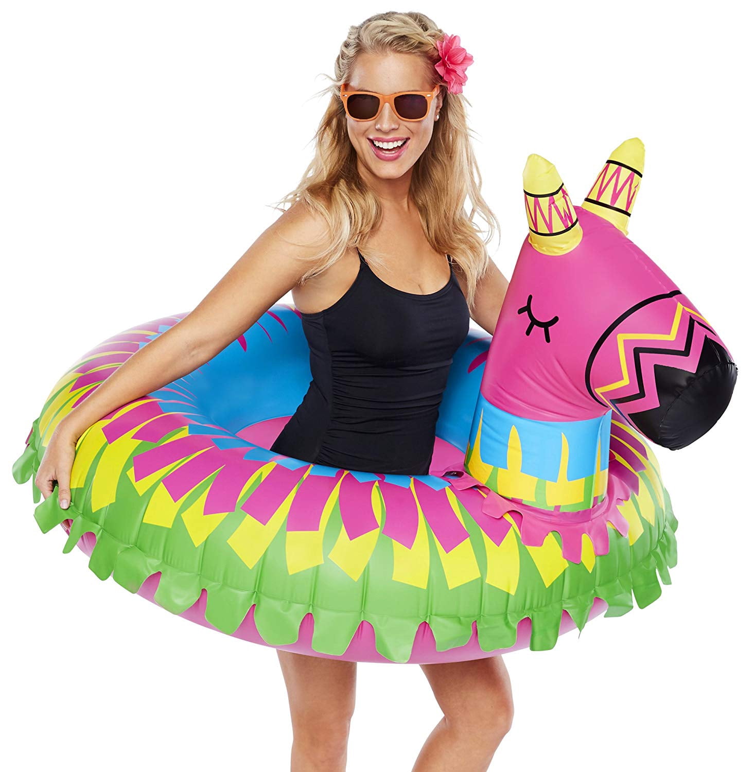 BigMouth Inc Giant Party Piñata Pool Float, Giant Fun Pool Tube Perfect ...