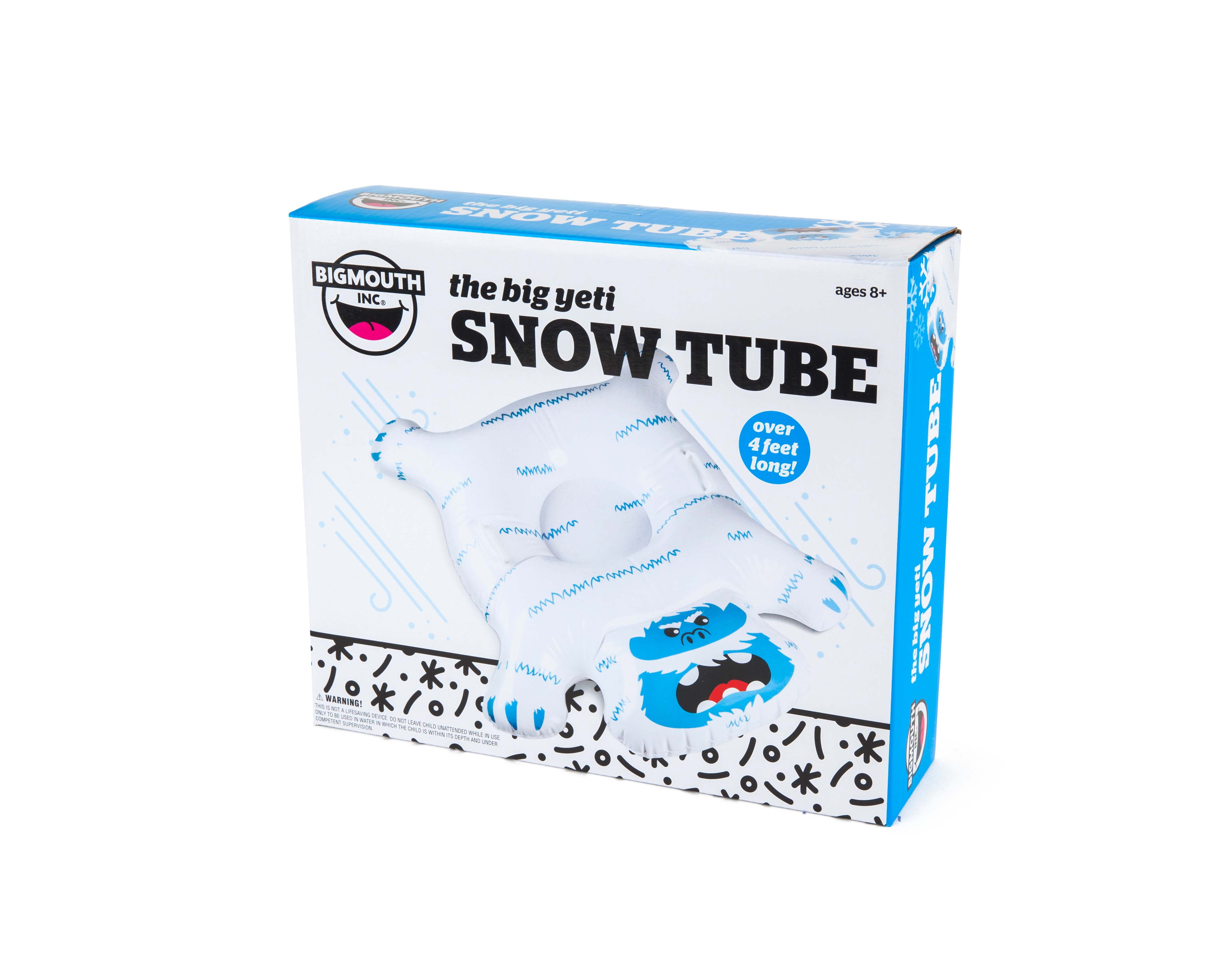 BigMouth Inc. Yeti Snow Tube - Inflatable Snow Tube with Easy Grip ...