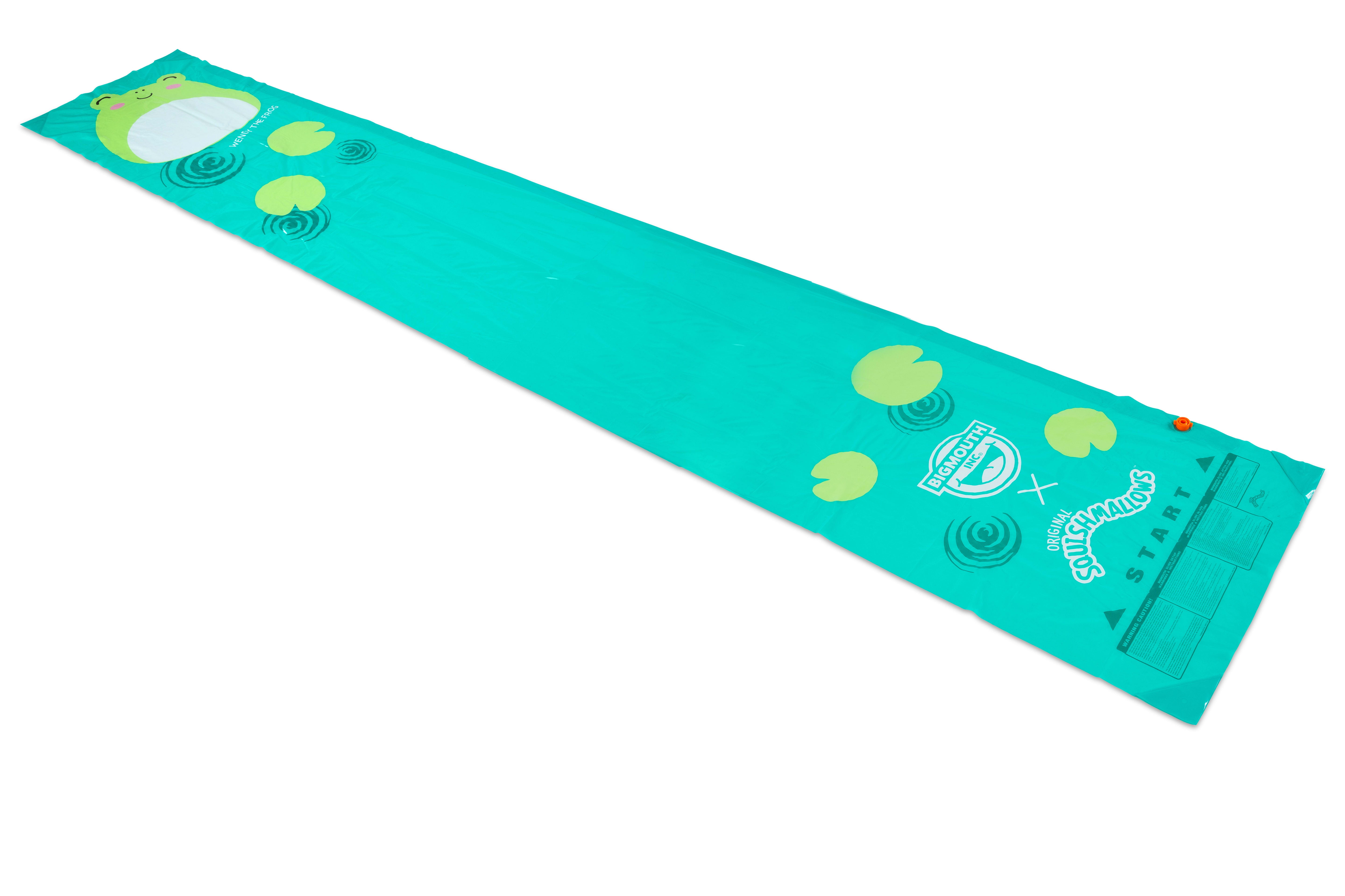 BigMouth Inc x Squishmallows Wendy the Frog 18ft Inflatable Lawn Slide ...