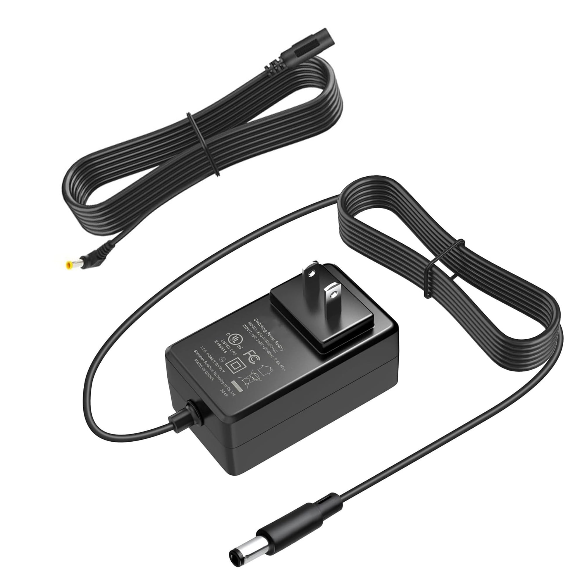 BigNewPowered 5ft UL 12V 2A-3A AC Adapter Charger For Elmo Document ...