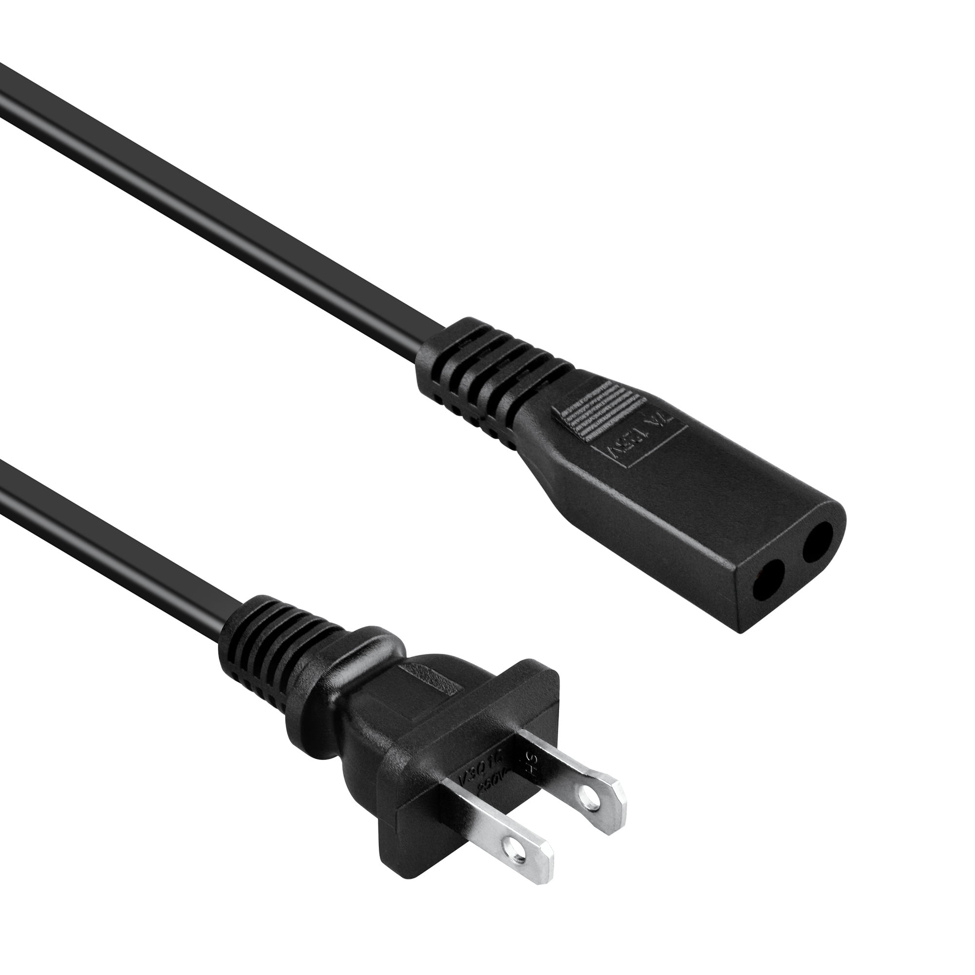 BigNewPowered 6' Cord Power Cable, Black, BNP-200 - Walmart.com