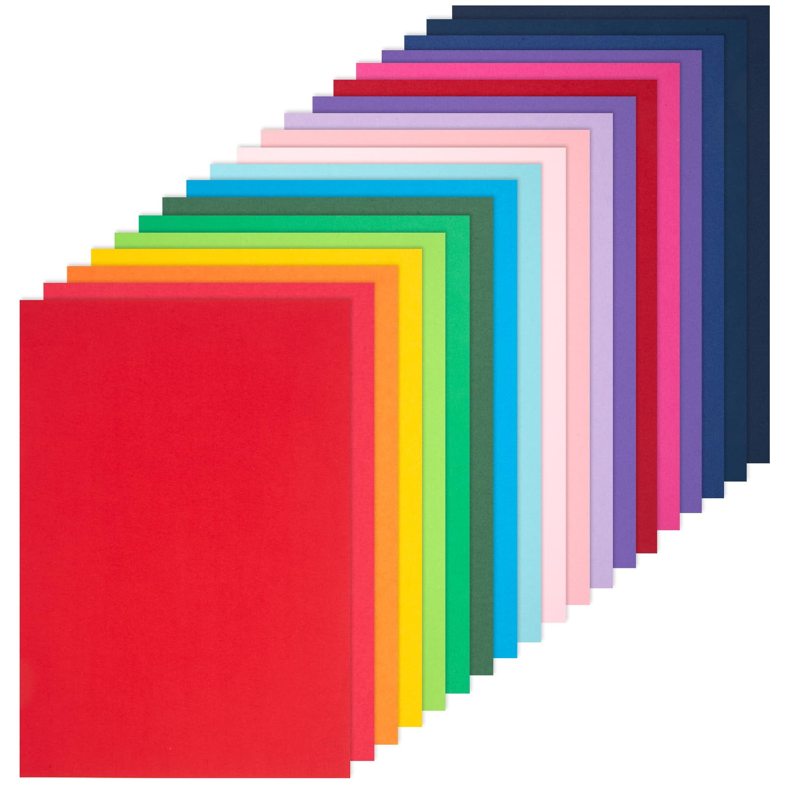 BigOtters 30 Sheets Colorful EC36 Cardstock Paper, Construction Paper ...