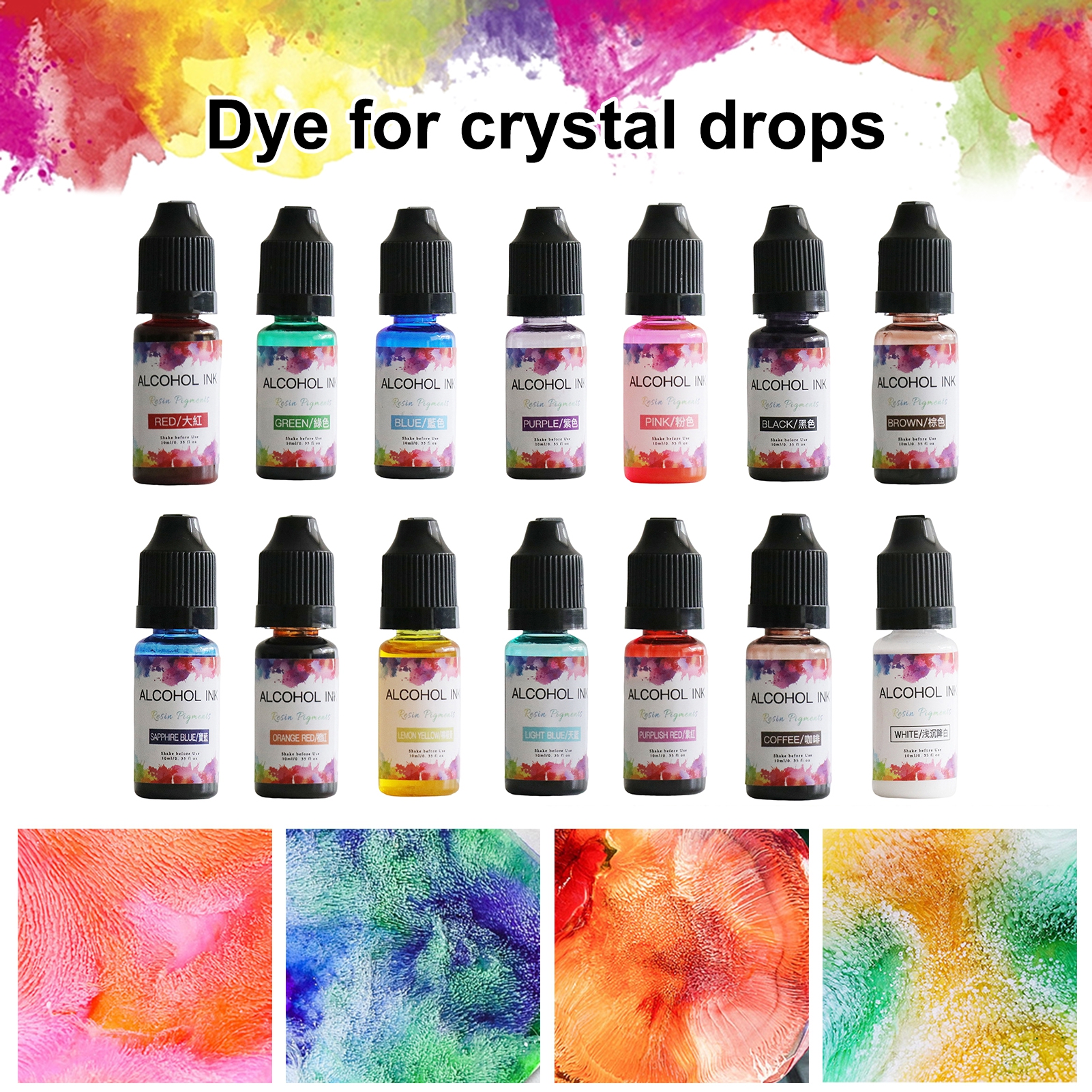 BigTiny 10ML Epoxy Pigment Design Auto-diffusion No Stirring Highly ...
