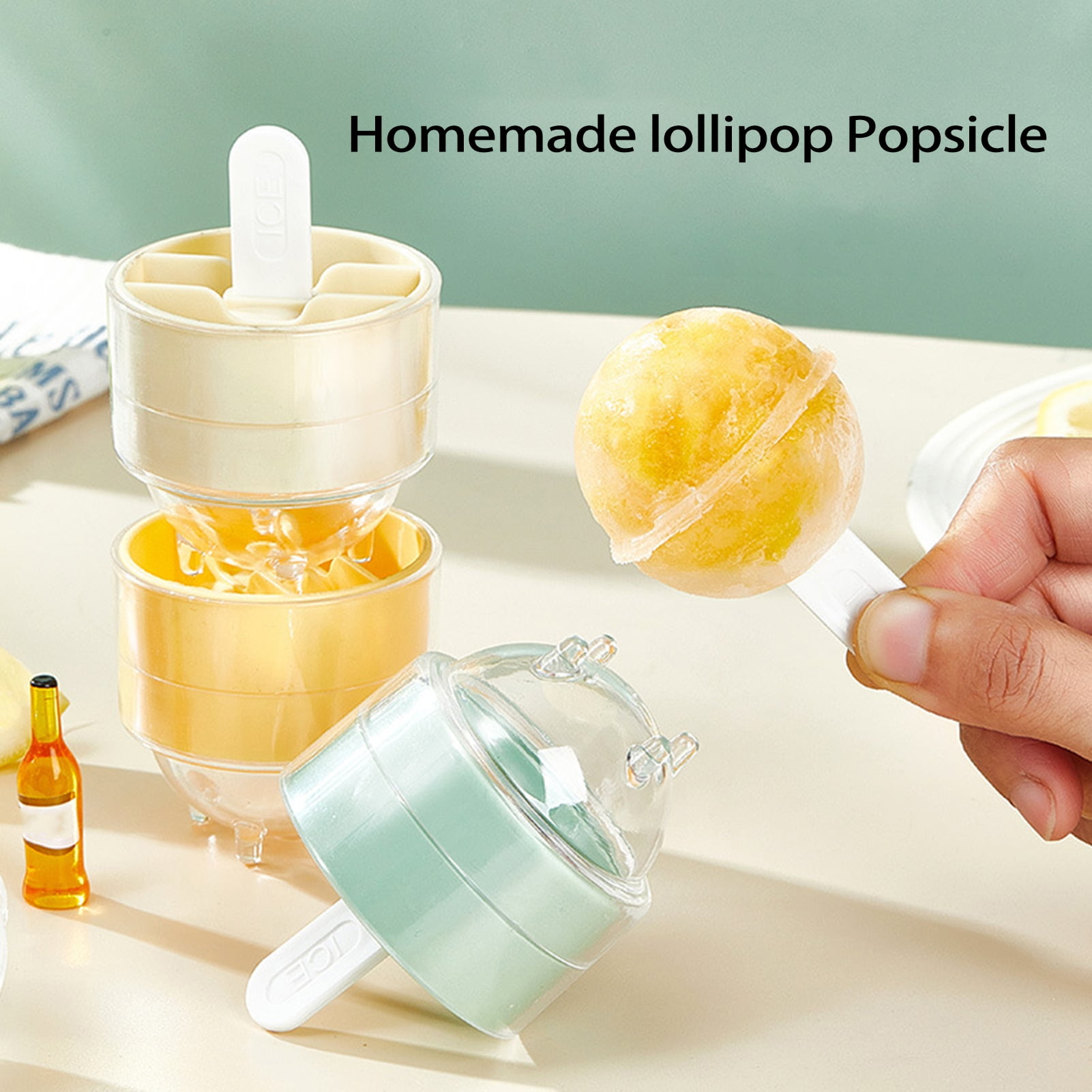 BigTiny 200ml Ice Ball Mold Easy Demoulding Cold Resistant DIY Lollipop ...