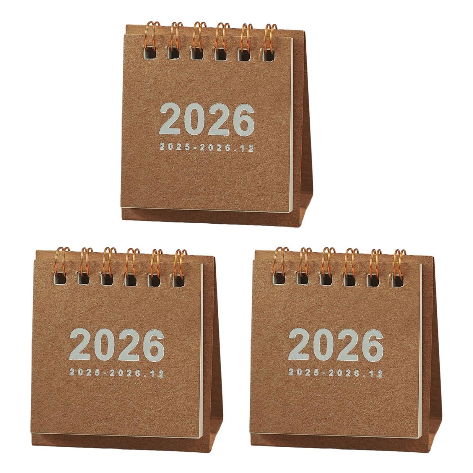 BigTiny 2026 Mini Desk Calendar Jan.2026-Dec.2026 12 Monthly Planner ...