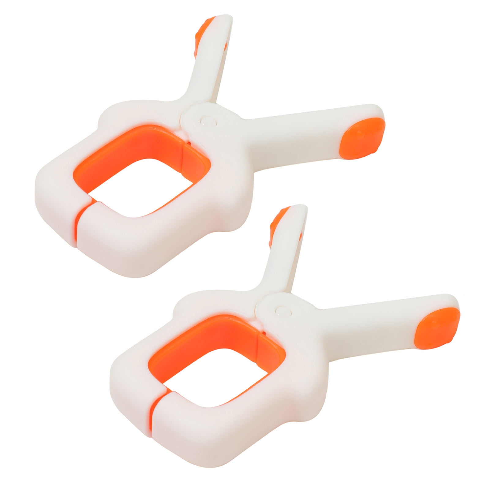 BigTiny 2Pcs Heavy Duty Clothes Clips with Anti-Slip Spring Mechanism ...