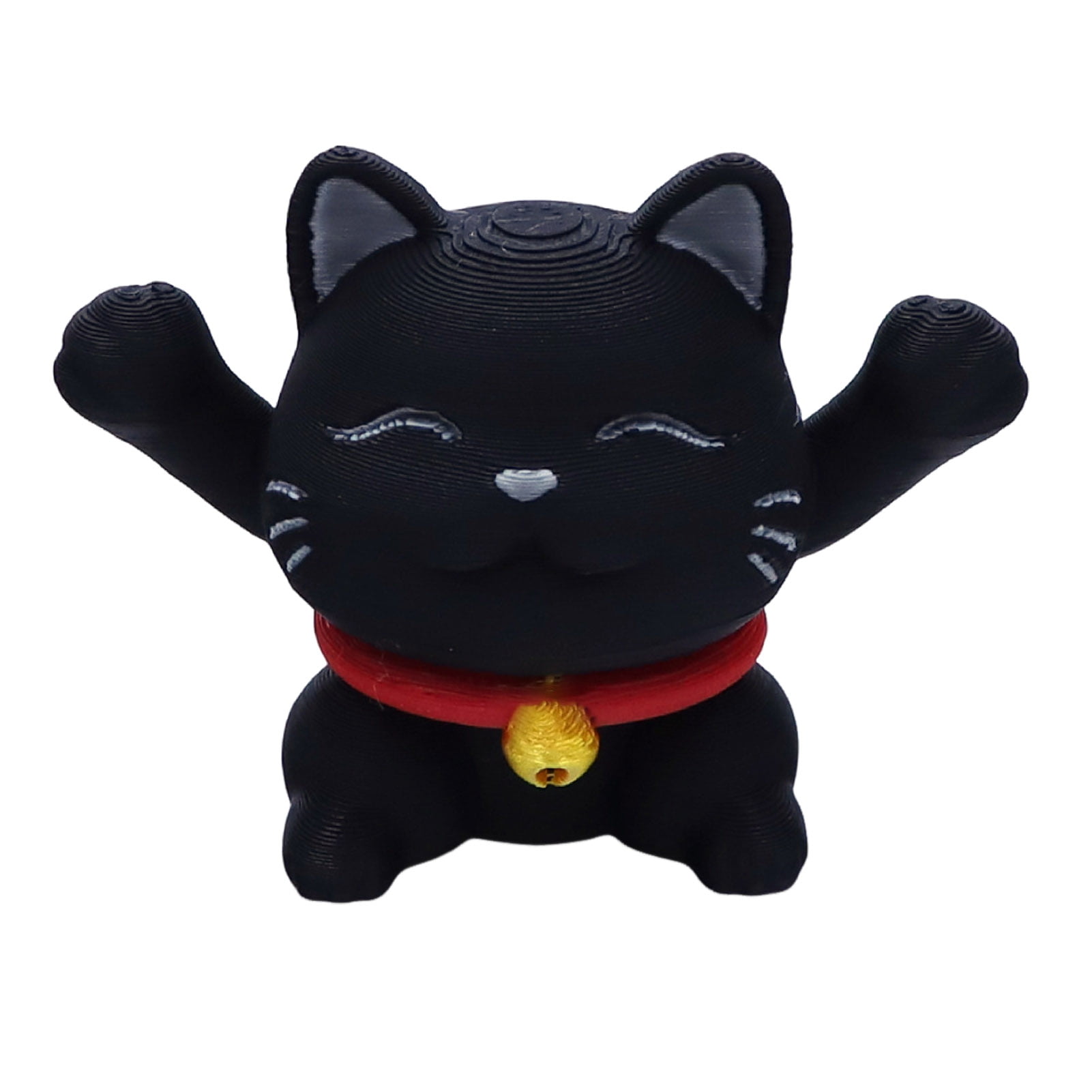 BigTiny 3D Printed Cat Ornament Retractable Kitten Figurine Desktop Pet ...