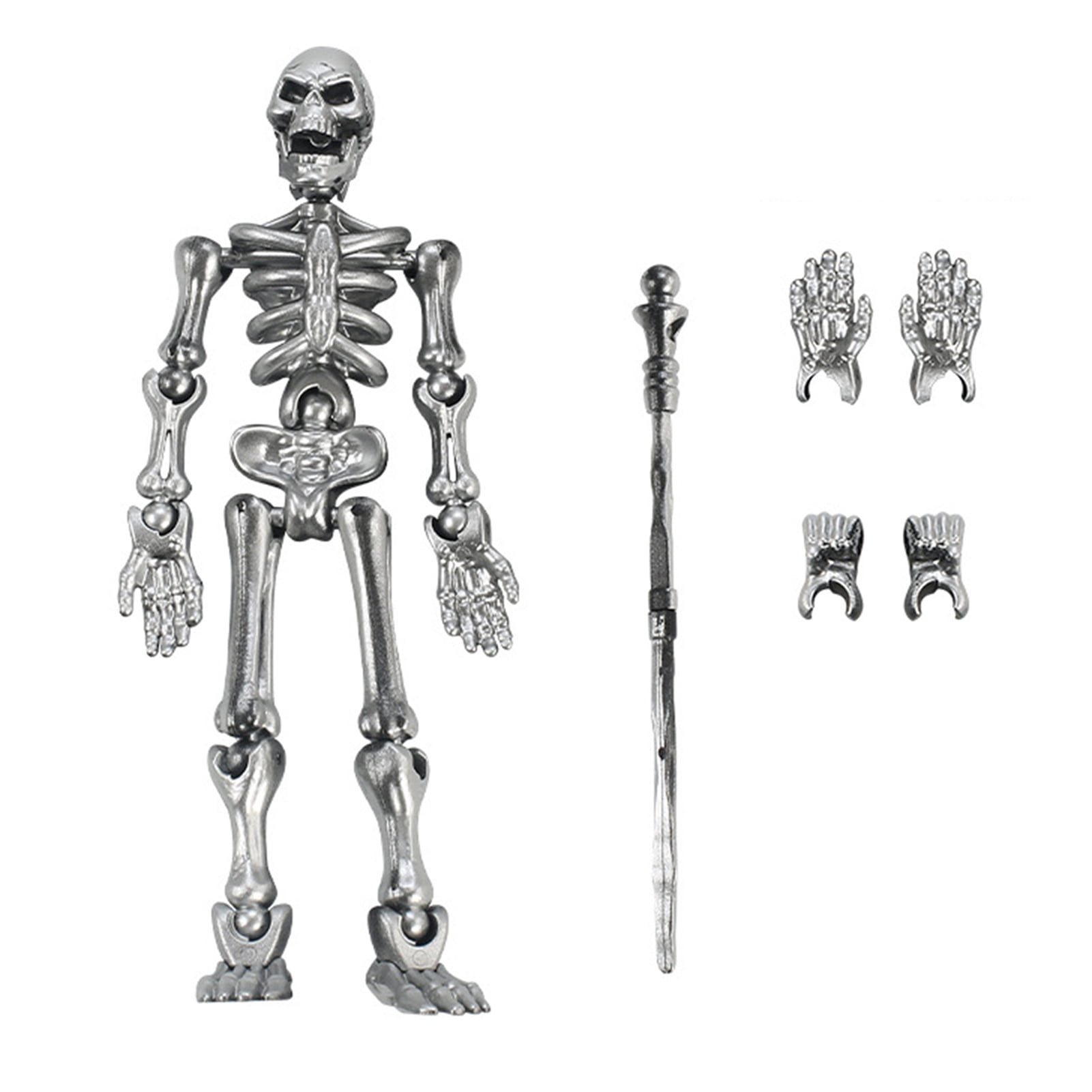 BigTiny 3D Printed Skeleton Action Figure Multi-Jointed Movable ...
