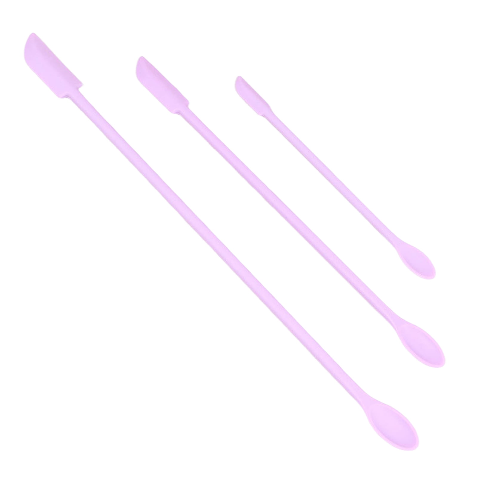 BigTiny 3Pcs Silicone Spatula Set Mini Jar Scraper Small Makeup Lotion ...