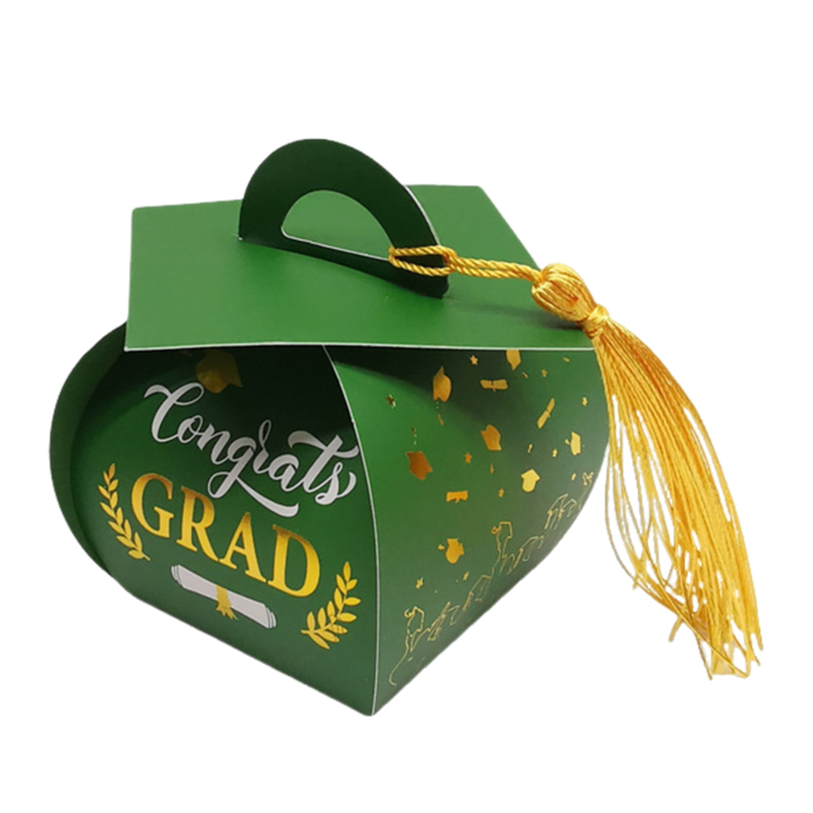 BigTiny 50 Pcs 2025 Graduation Cap Candy Box with Tassel Class of 2025 ...