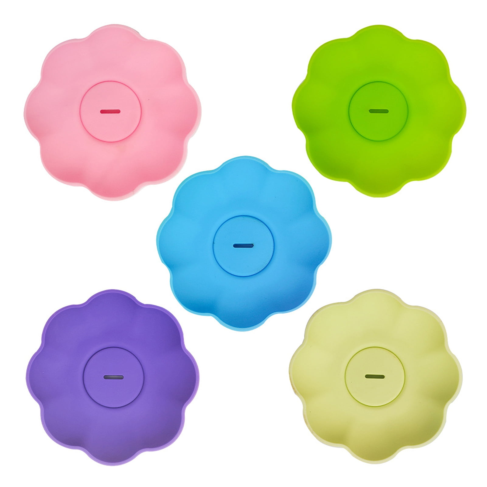 BigTiny 5Pcs Silicone Popsicle Stand & Anti-Drip Ice Cream Rack ...