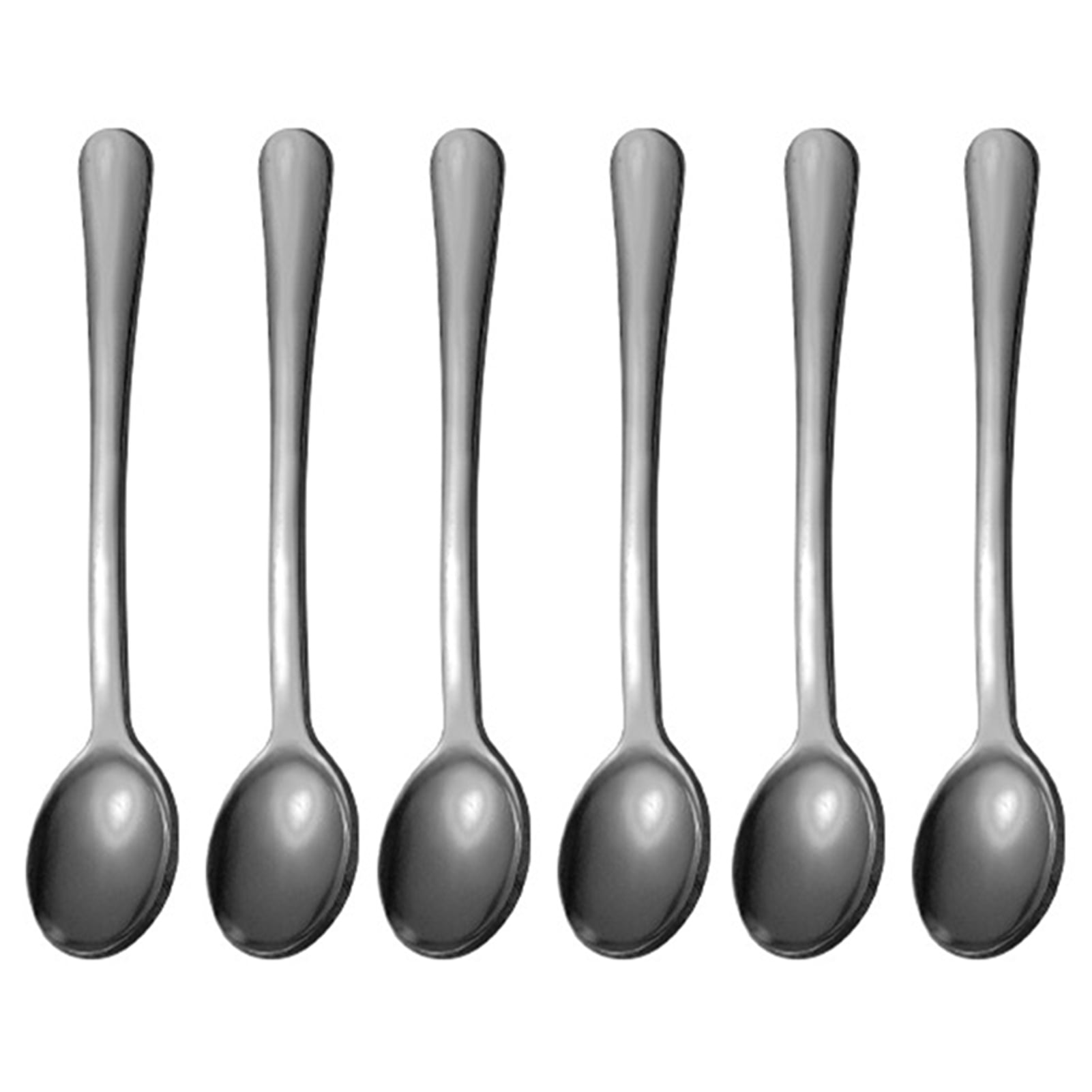 BigTiny 6Pcs Tiny Spoon Set Mini Stainless Steel Spoons for Salt Spice ...