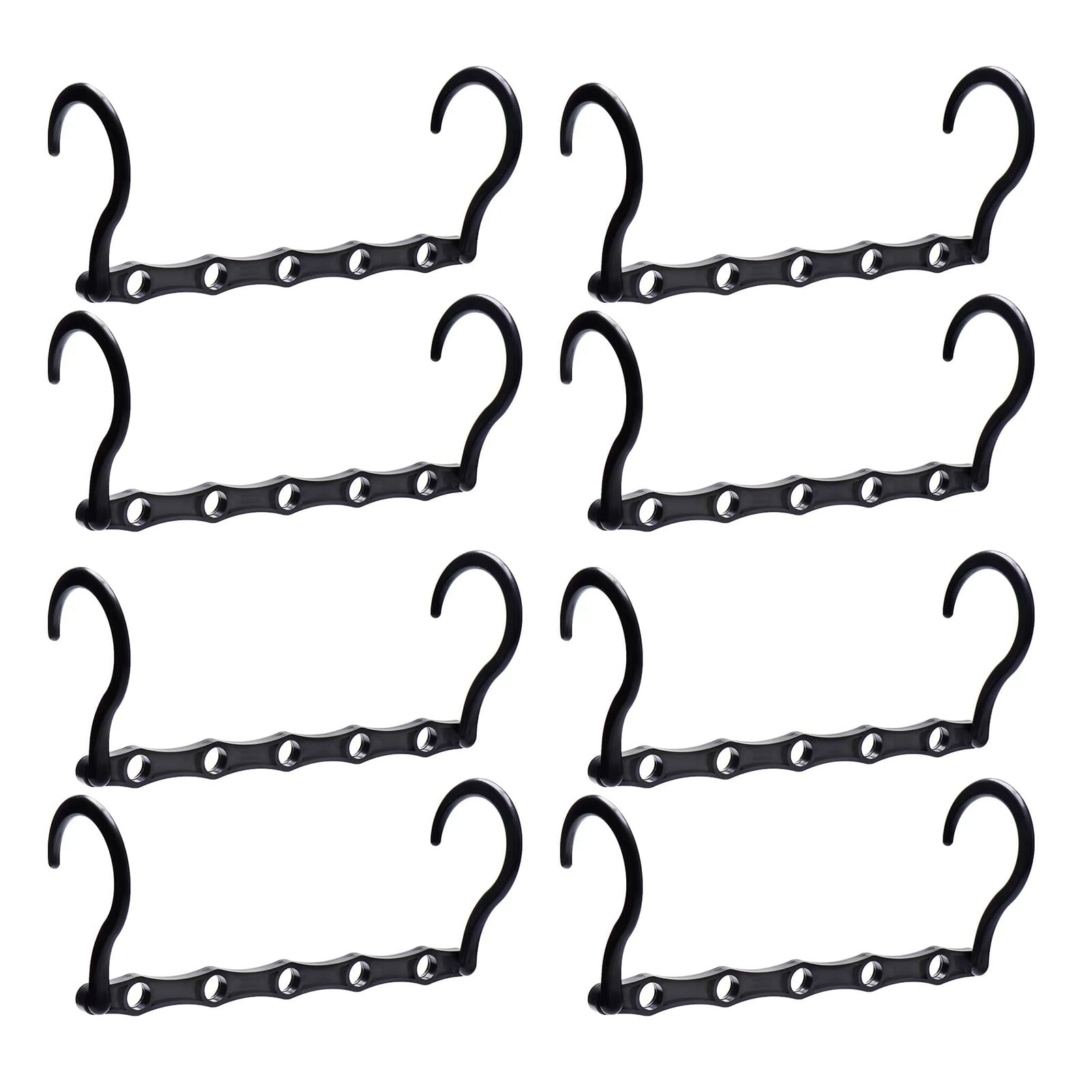 BigTiny 8Pcs Clothes Hangers with 360-Degree Swivel Hook Strong Load ...