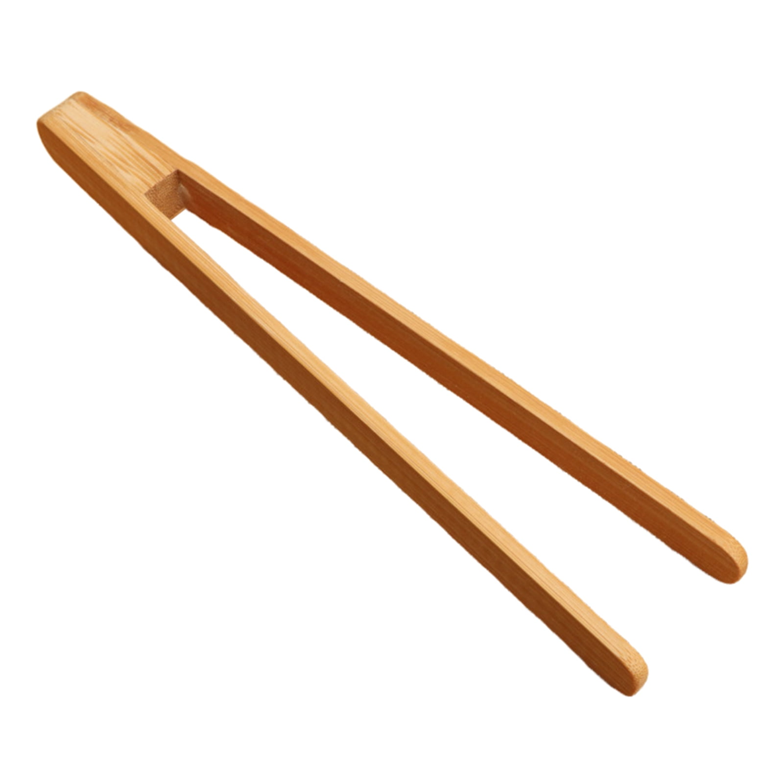 BigTiny Bamboo Toast Tongs for Cooking Food Clips Bacon Bread Tongs ...