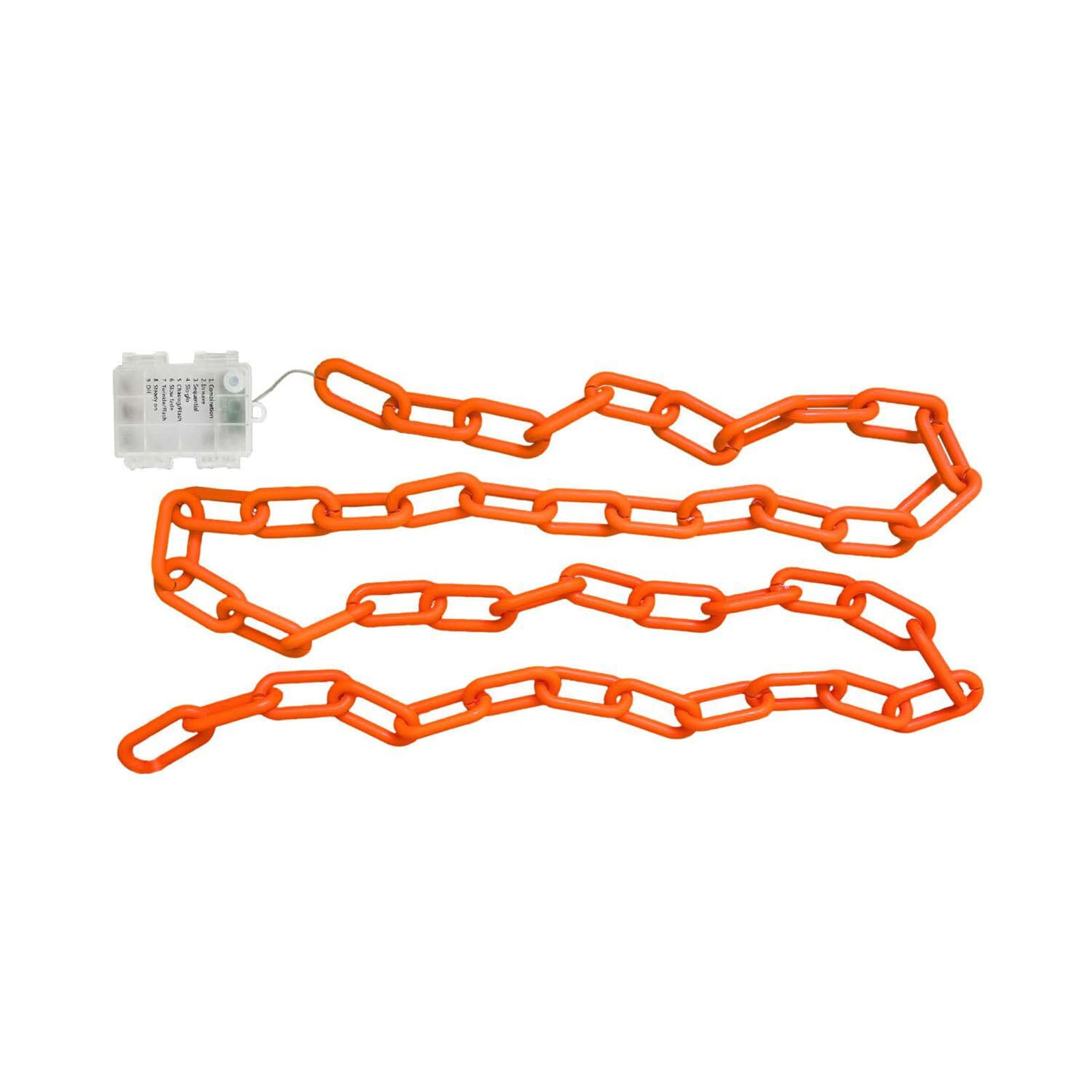 BigTiny Battery Operated Plastic Chain String Lights LED Halloween Prop ...