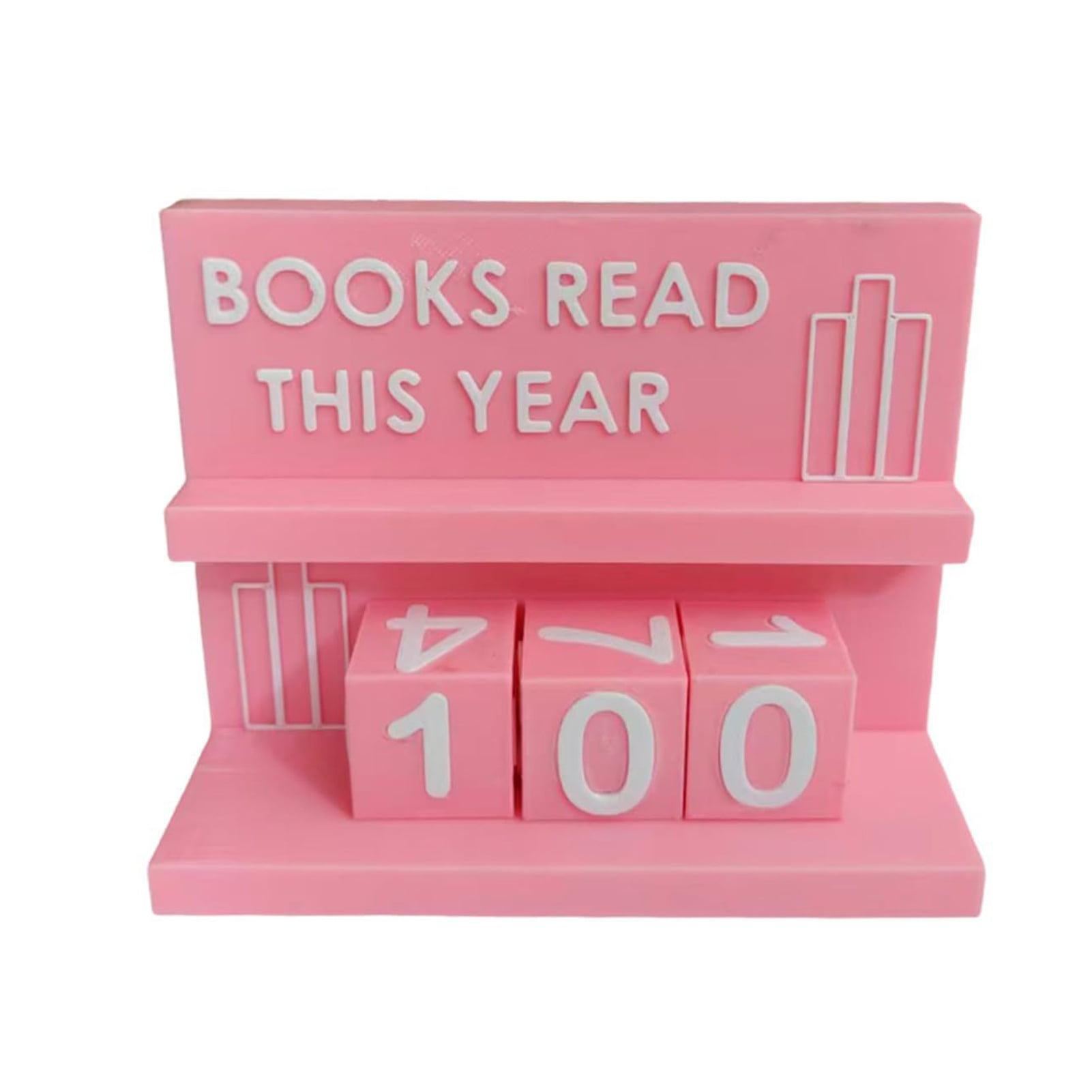 BigTiny Book Read Counter Bookshelf Decoration Handmade Acrylic Book ...