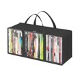 BigTiny Book Storage Bag with Handle Zipper Closure Large Capacity ...