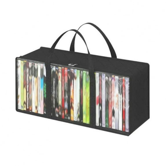 BigTiny Book Storage Bag with Handle Zipper Closure Large Capacity ...
