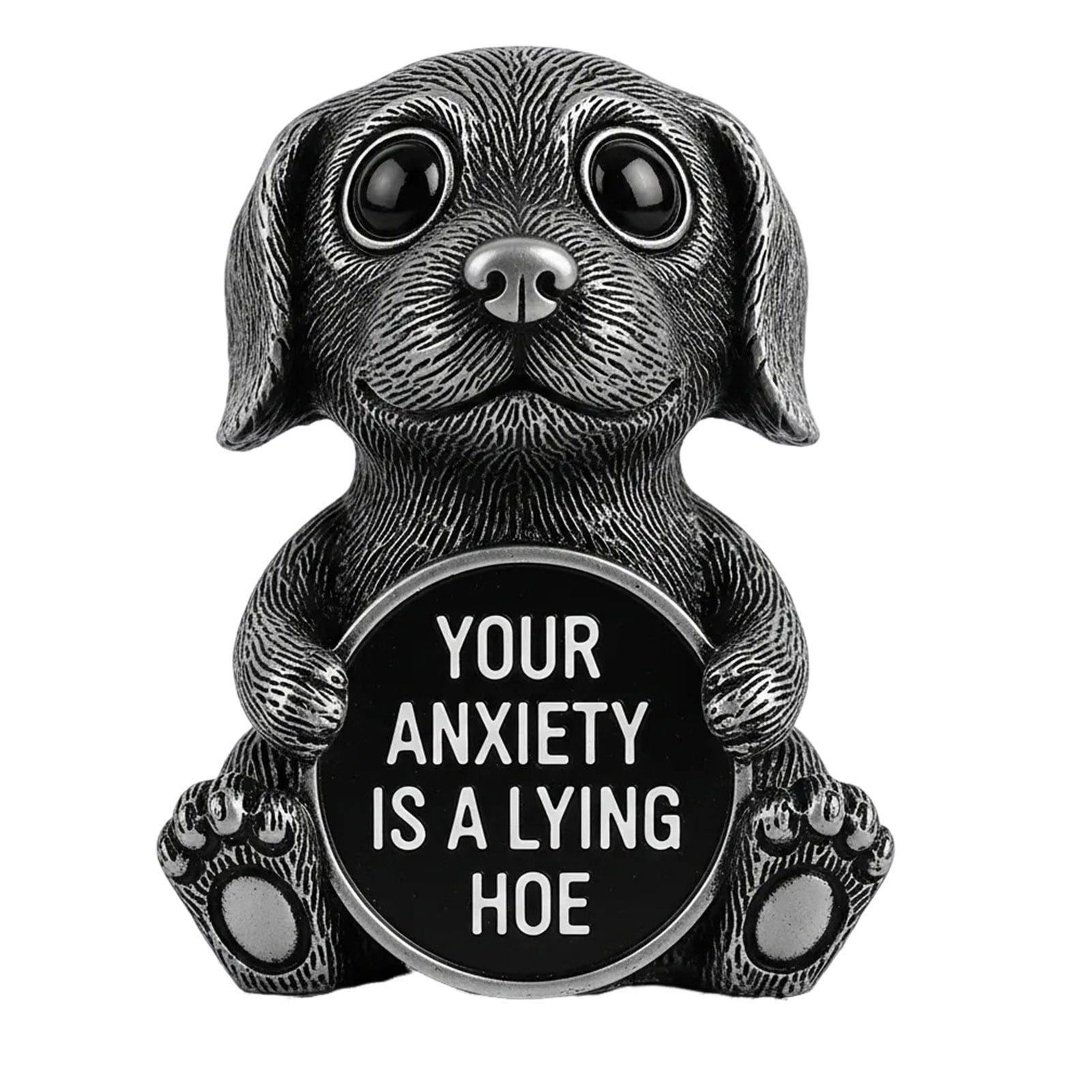 BigTiny Cartoon Animal Figurine Your Anxiety Is A Lying Hoe Dog Cat Penguin Orangutan Lion ...