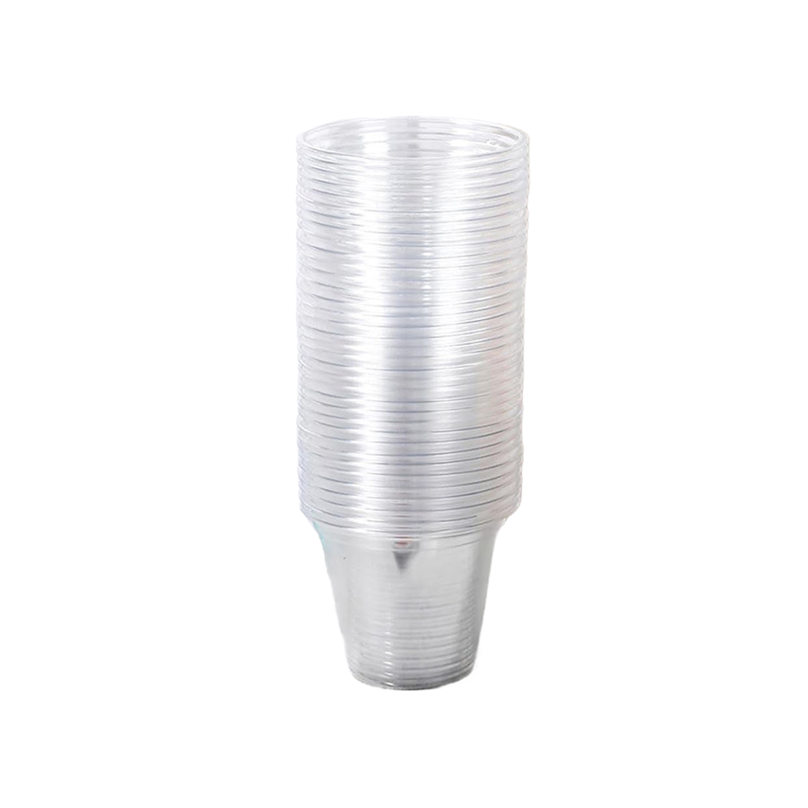 BigTiny Clear Plastic Cups Thickened Drinking Cups for Parties Weddings ...
