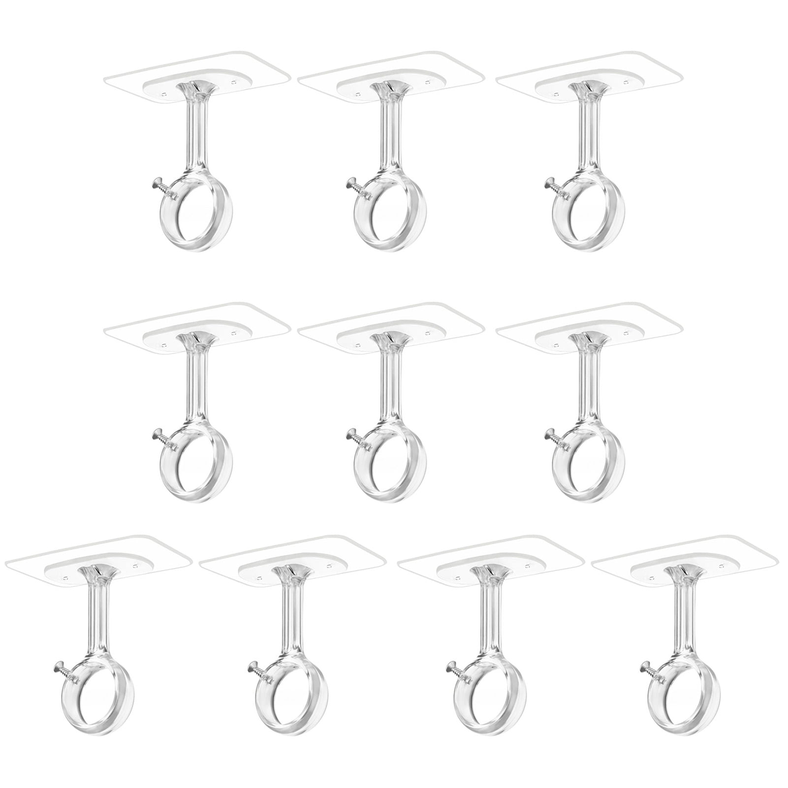BigTiny Curtain Rod Holder Brackets Strong Load-bearing Adjustable ...