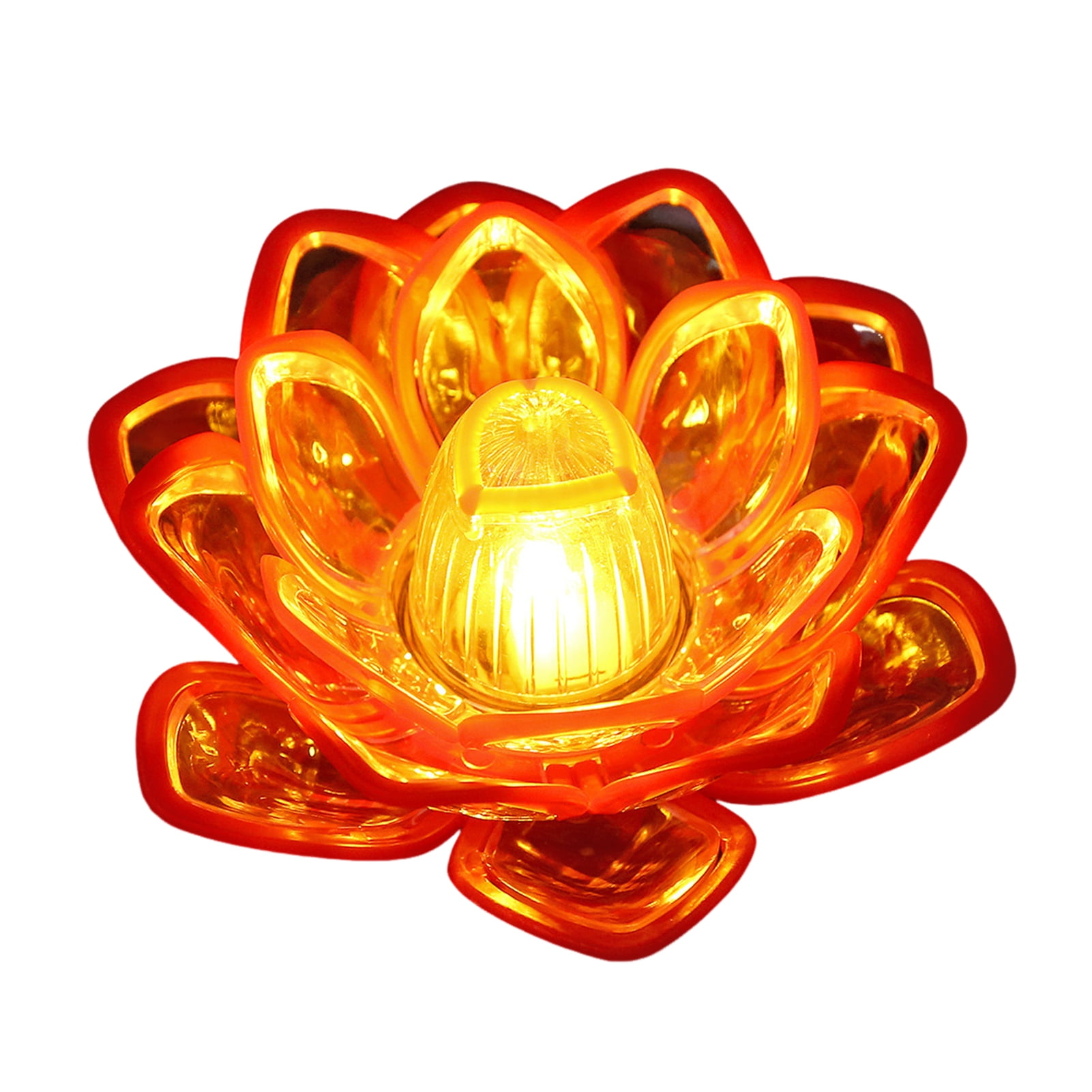 BigTiny Diwali LED Lotus Candle Lamp Battery Operated Electronic ...