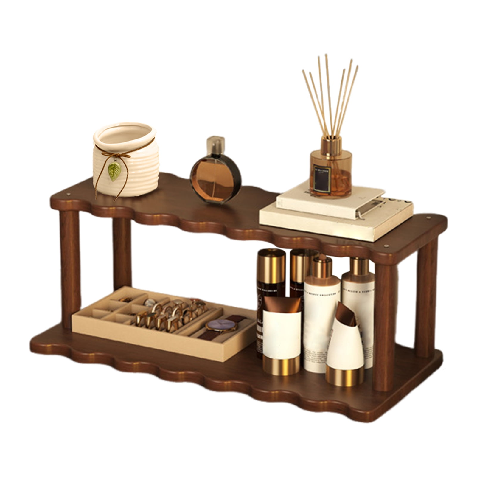 BigTiny Double-layer Storage Rack Sundries Holder Strong Load-bearing ...