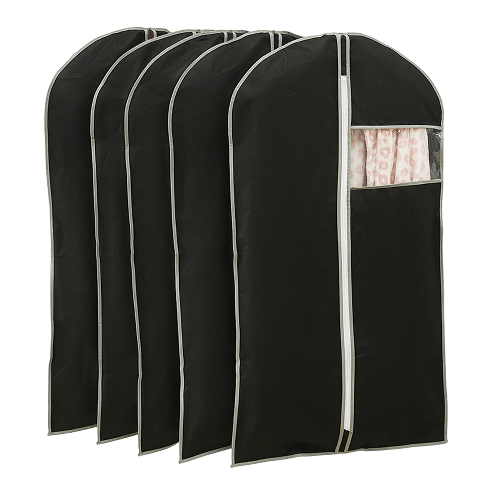BigTiny Dustproof Clothing Cover with Transparent Window Zipper Closure ...