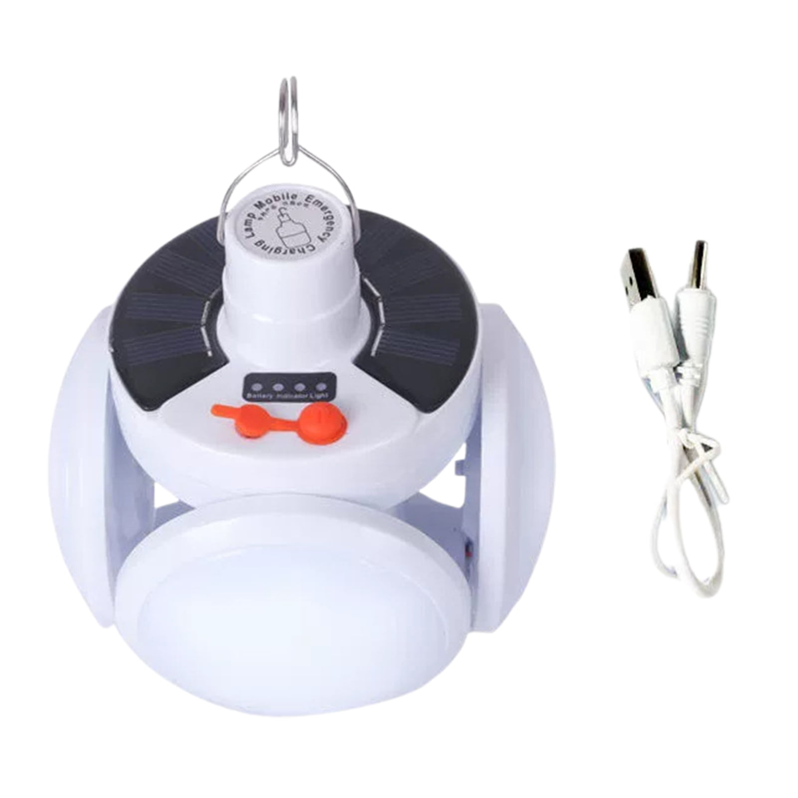 BigTiny Folding Solar Lamp with Remote Control Multiple Lighting Modes ...