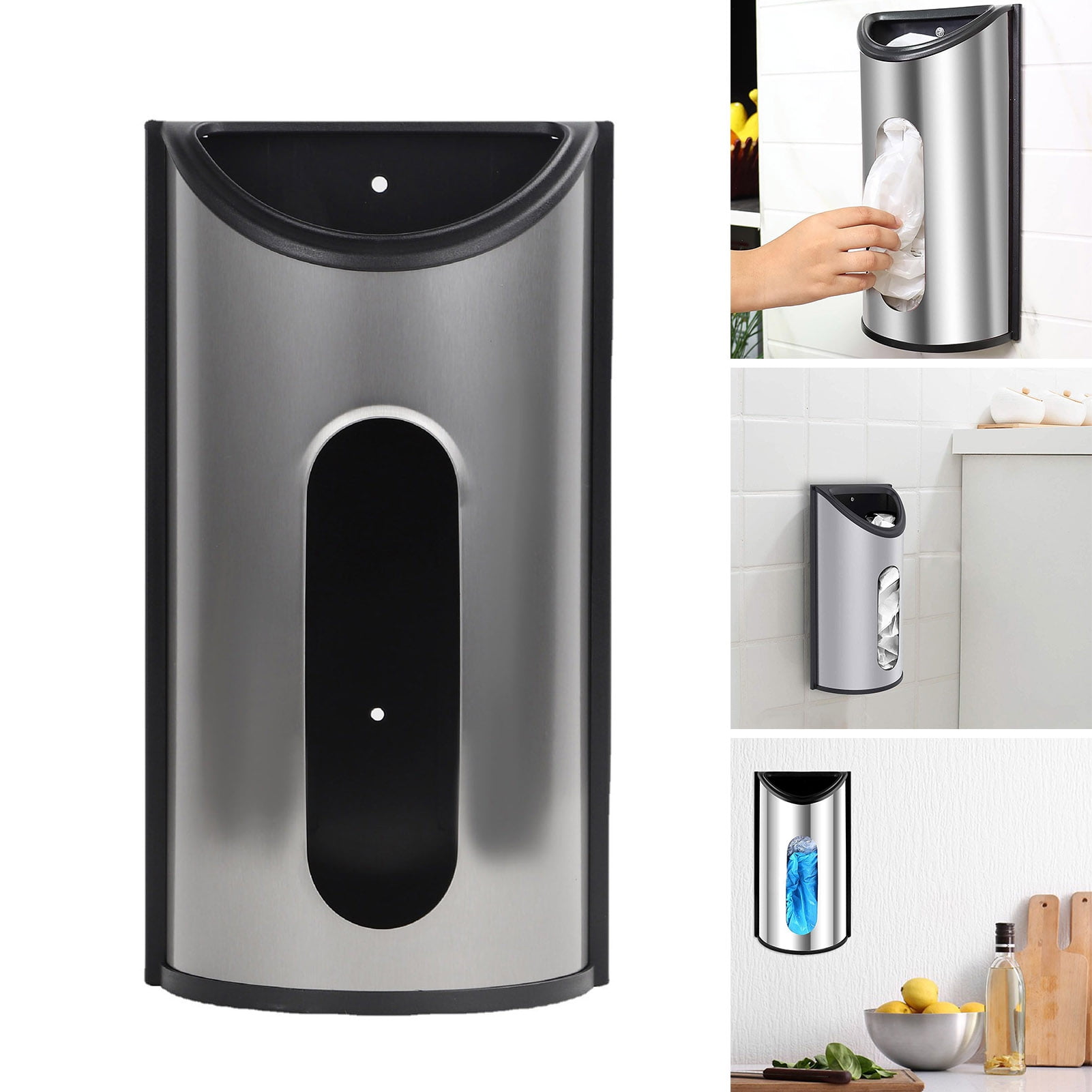 BigTiny Garbage Bag Storage Box Large Capacity Wall-mounted Keep Neat ...