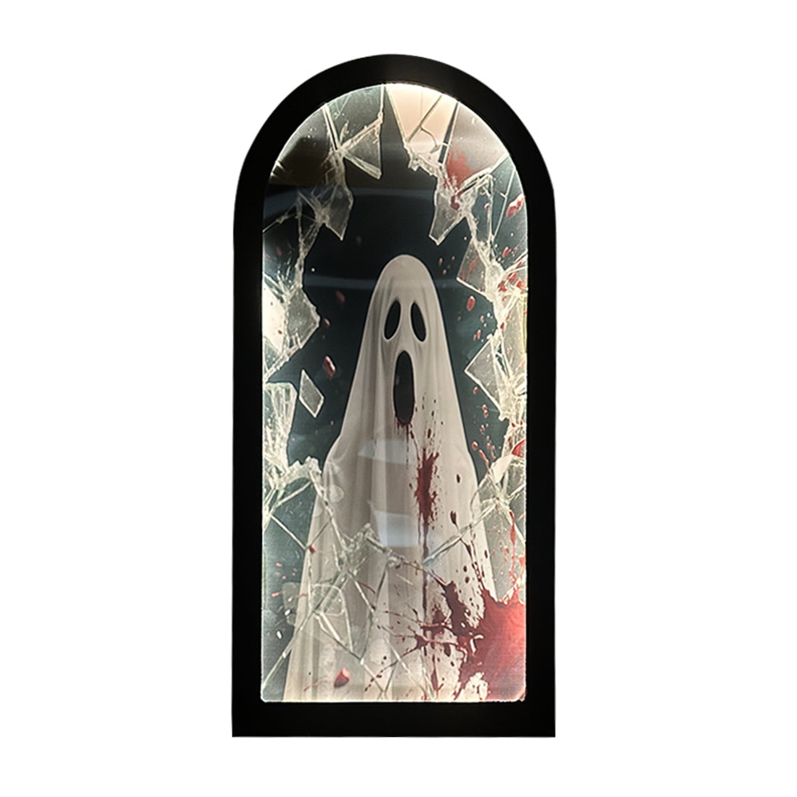 BigTiny Halloween Hologram Ghost Mirror Spooky Blood Ghost Mirror with ...