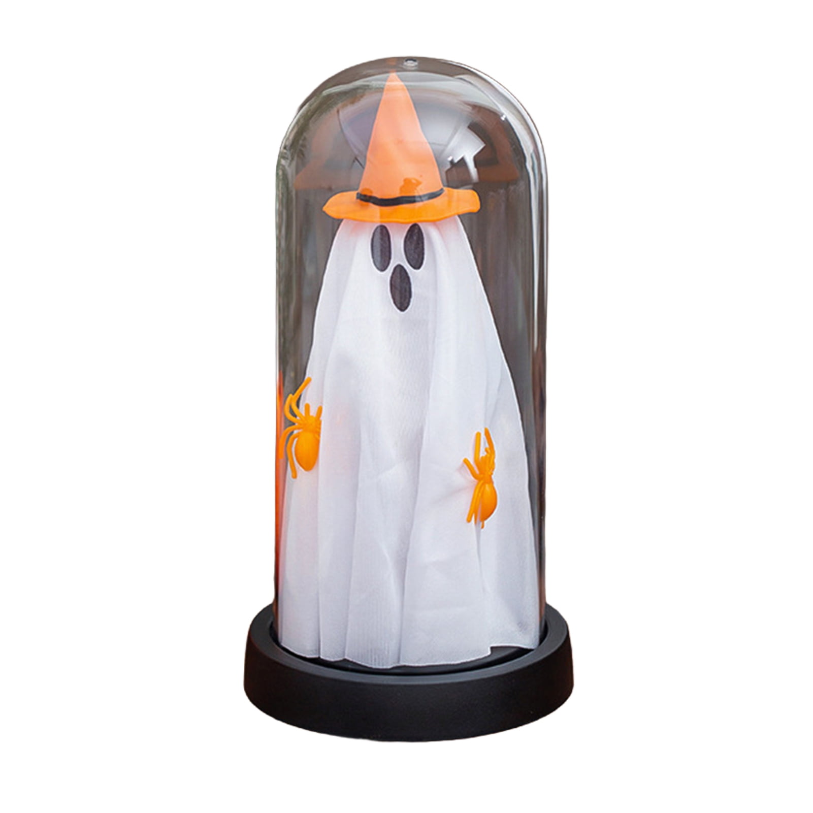 BigTiny Halloween Indoor Ghost Decoration Light Up Ghost in Glass ...