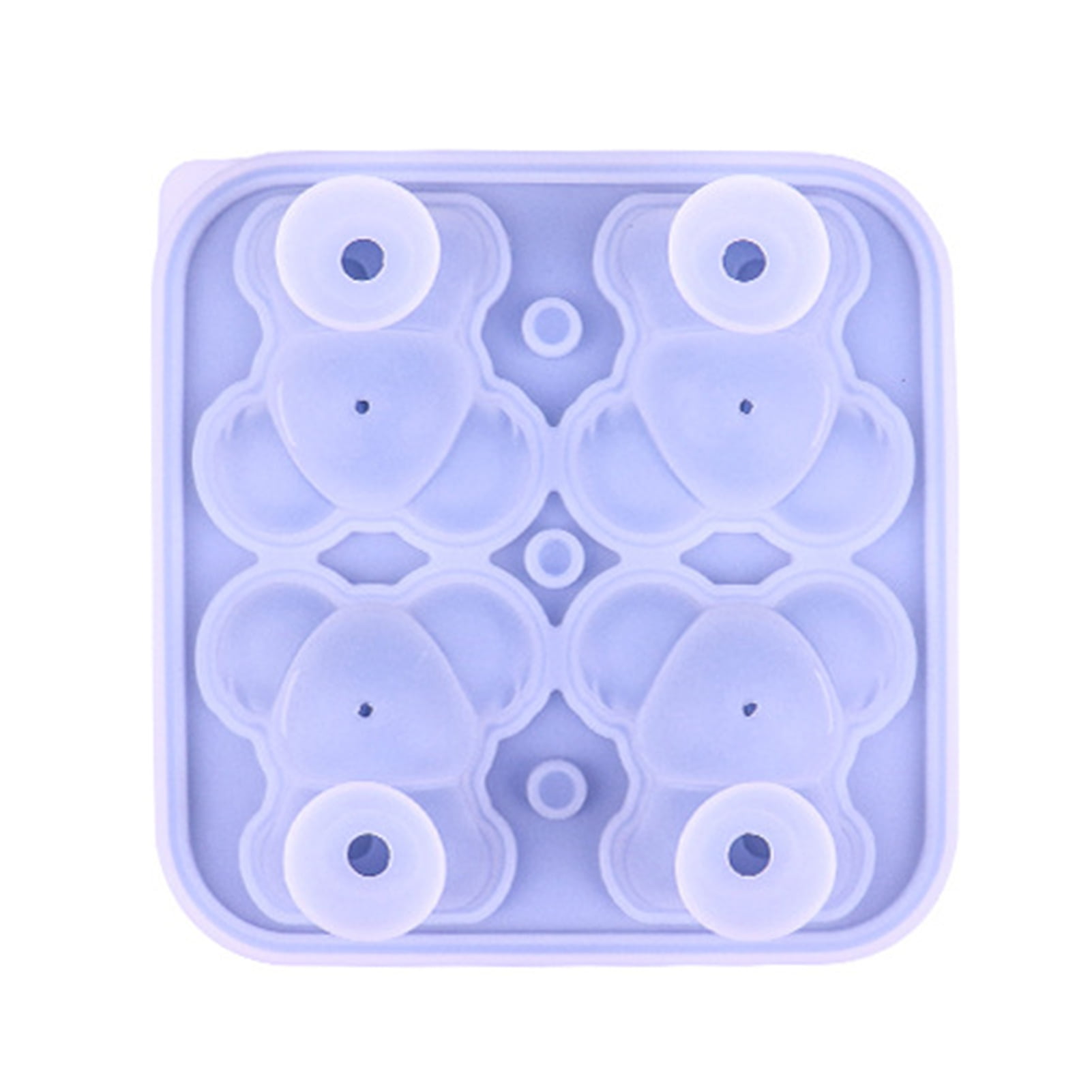 BigTiny Koala Shape Ice Cube Tray 4-Cavity Silicone Chocolate Cake Mold ...