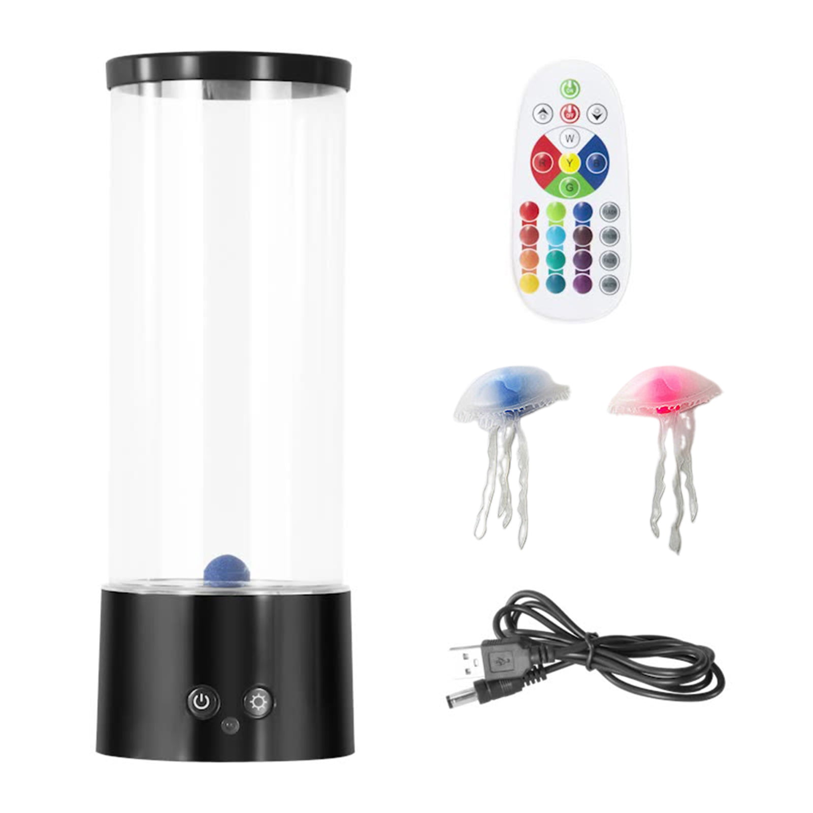 BigTiny LED Jellyfish Lamp 17 Color Setting Jellyfish Aquarium Light ...