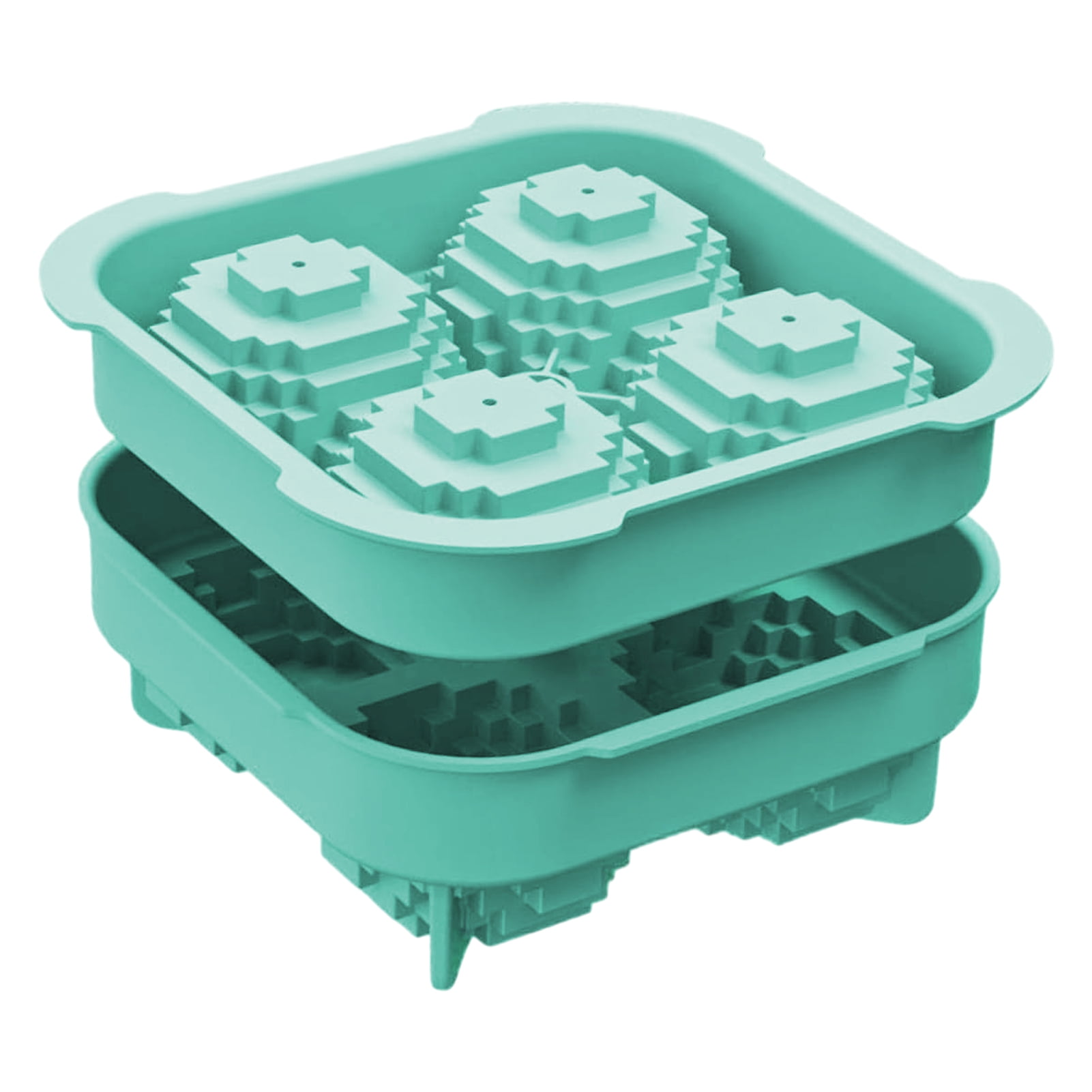 BigTiny Large Ice Ball Mold Silicone Fun Shapes Ice Sphere Tray for ...