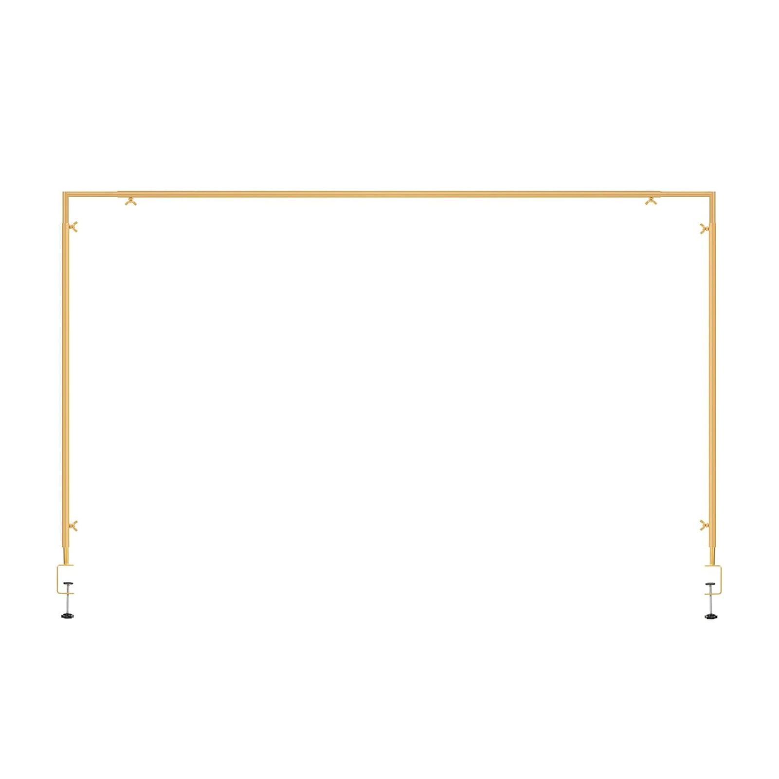 BigTiny Metal Table Arch Hanging Rod Stand 16"-48'' Tall 31"-98" Length ...