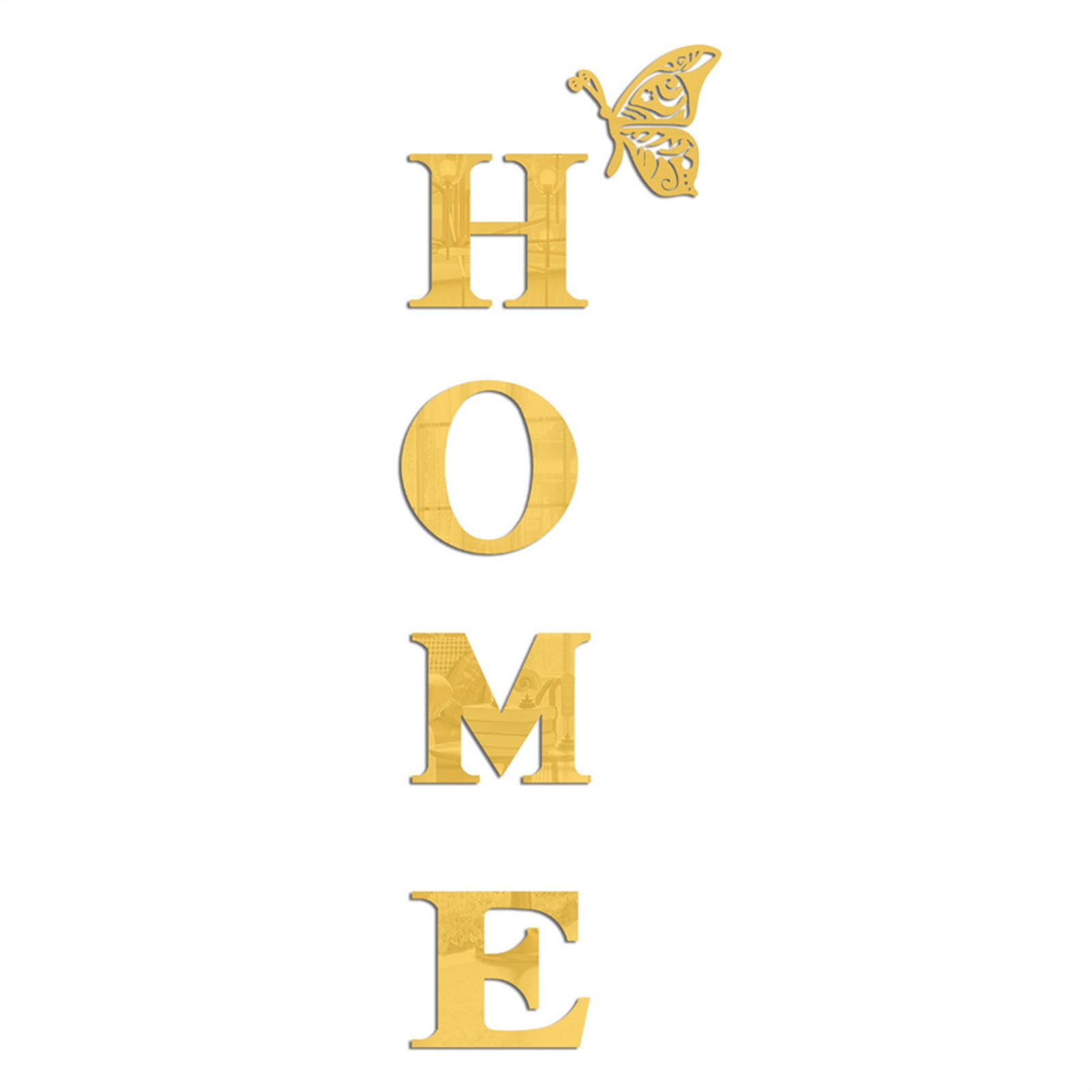BigTiny Mirror Home Letter Signs Acrylic Wall Stickers Letters ...
