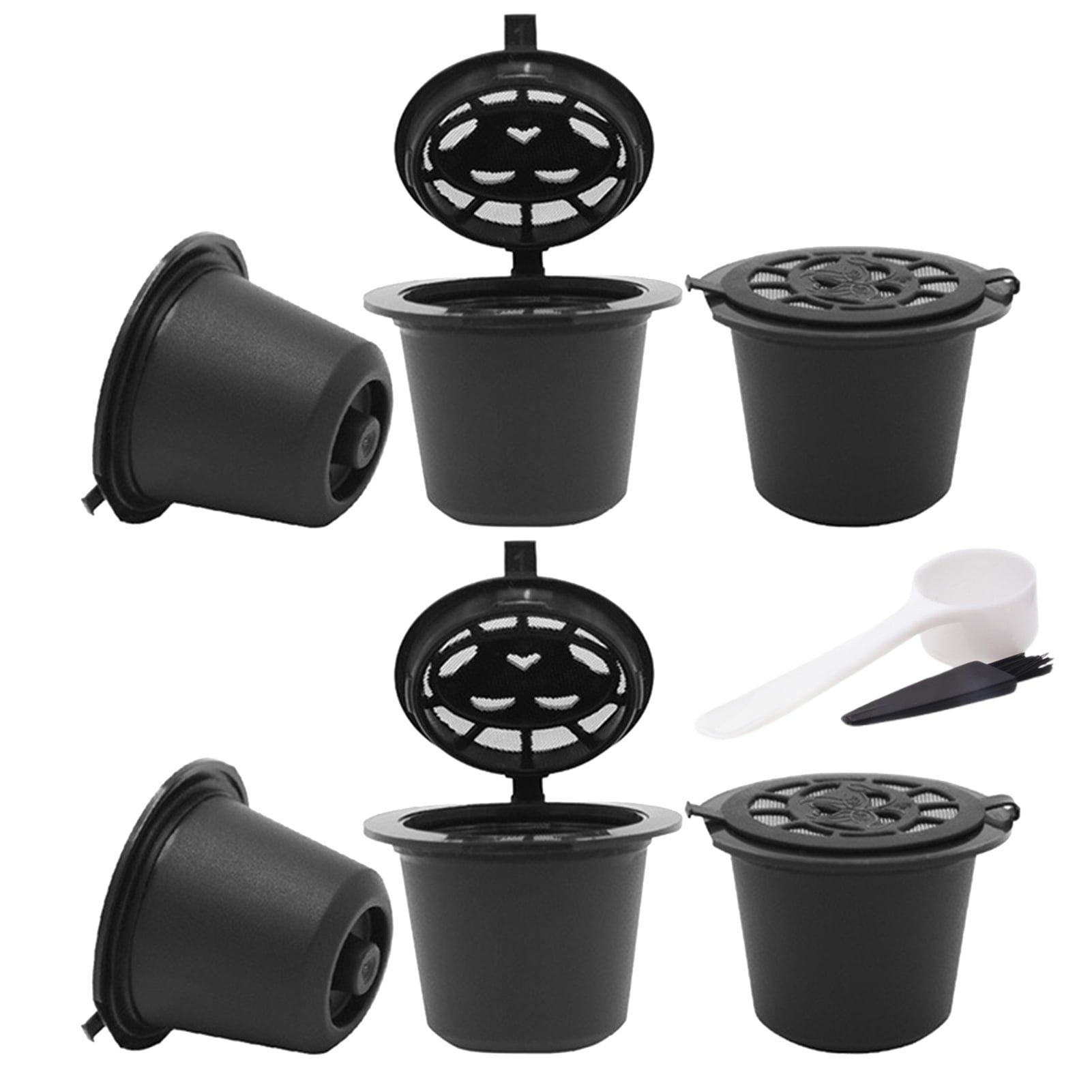 BigTiny Refillable Espresso Coffee Capsule Coffee Filters No Spills ...