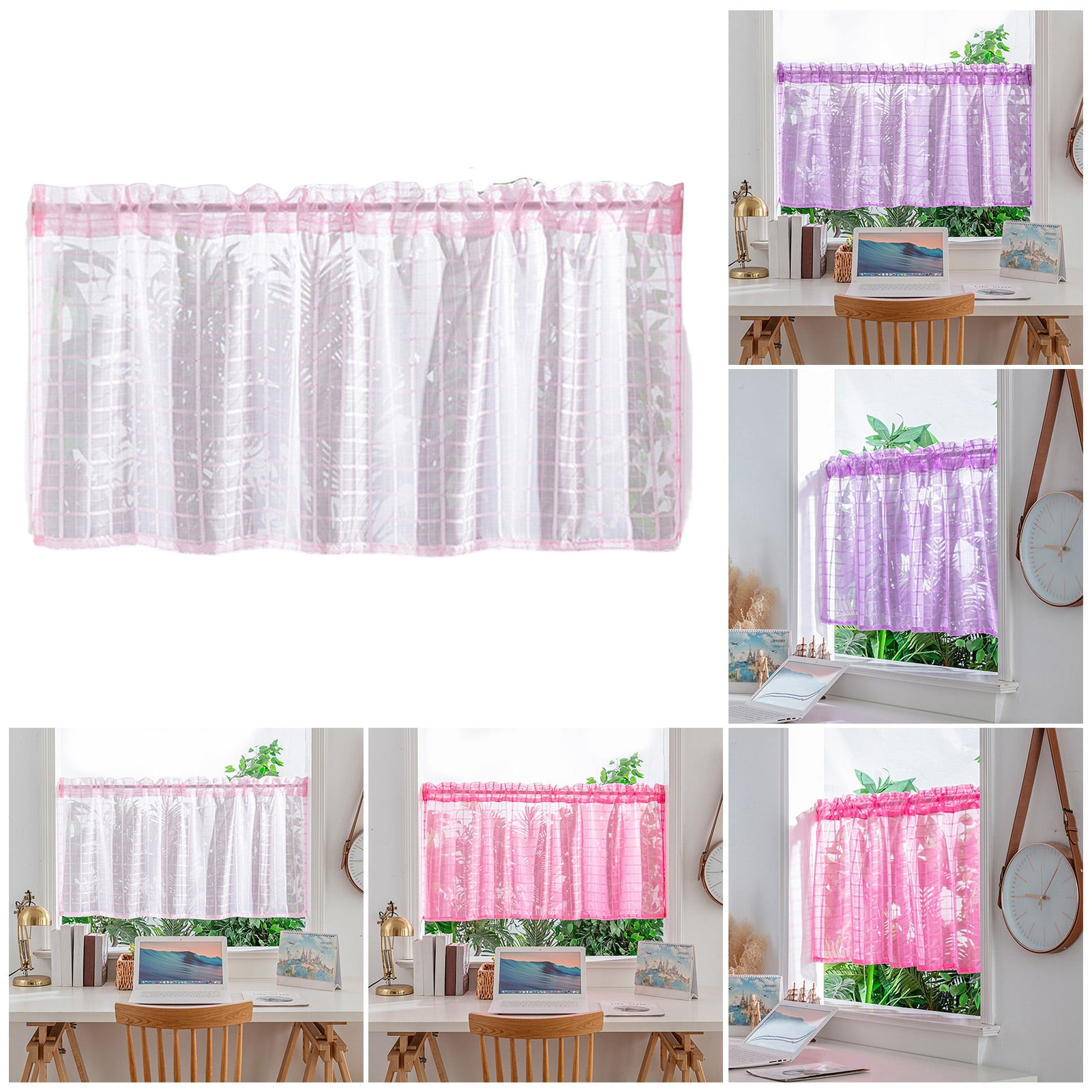 BigTiny Short Curtain Air Drainage Tear-Resistant Non-fading Easy to ...