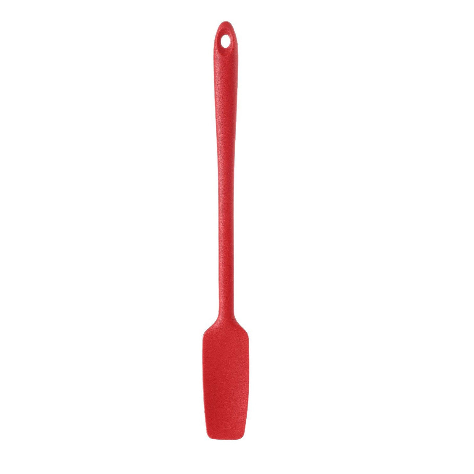 BigTiny Silicone Jar Spatula for Scraping Spreading Long Handle Rubber Scraper for Jars Bottles ...